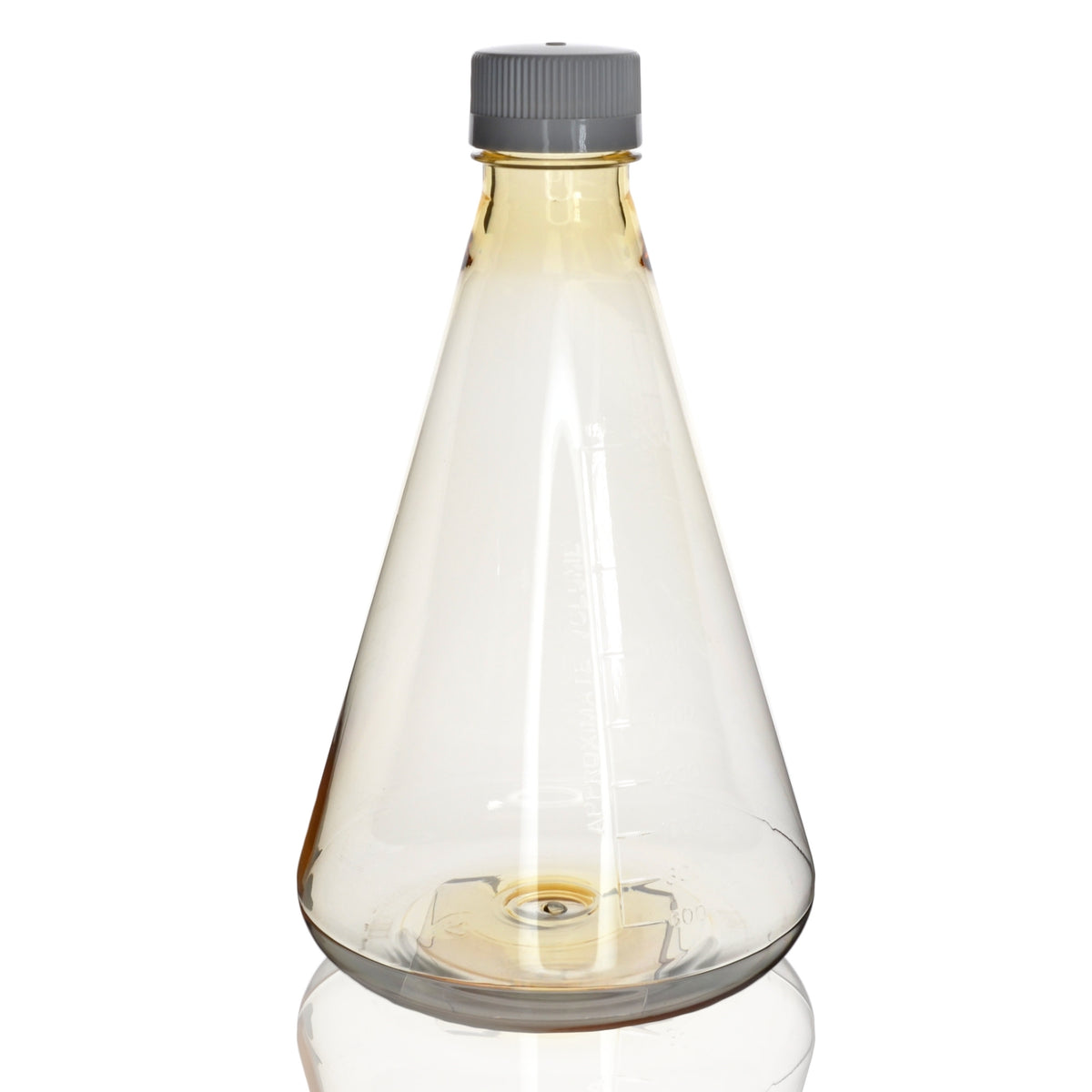Eisco - Pack of 1, 2L Sterile Polycarbonate Erlenmeyer Flask, Non-Vent ...