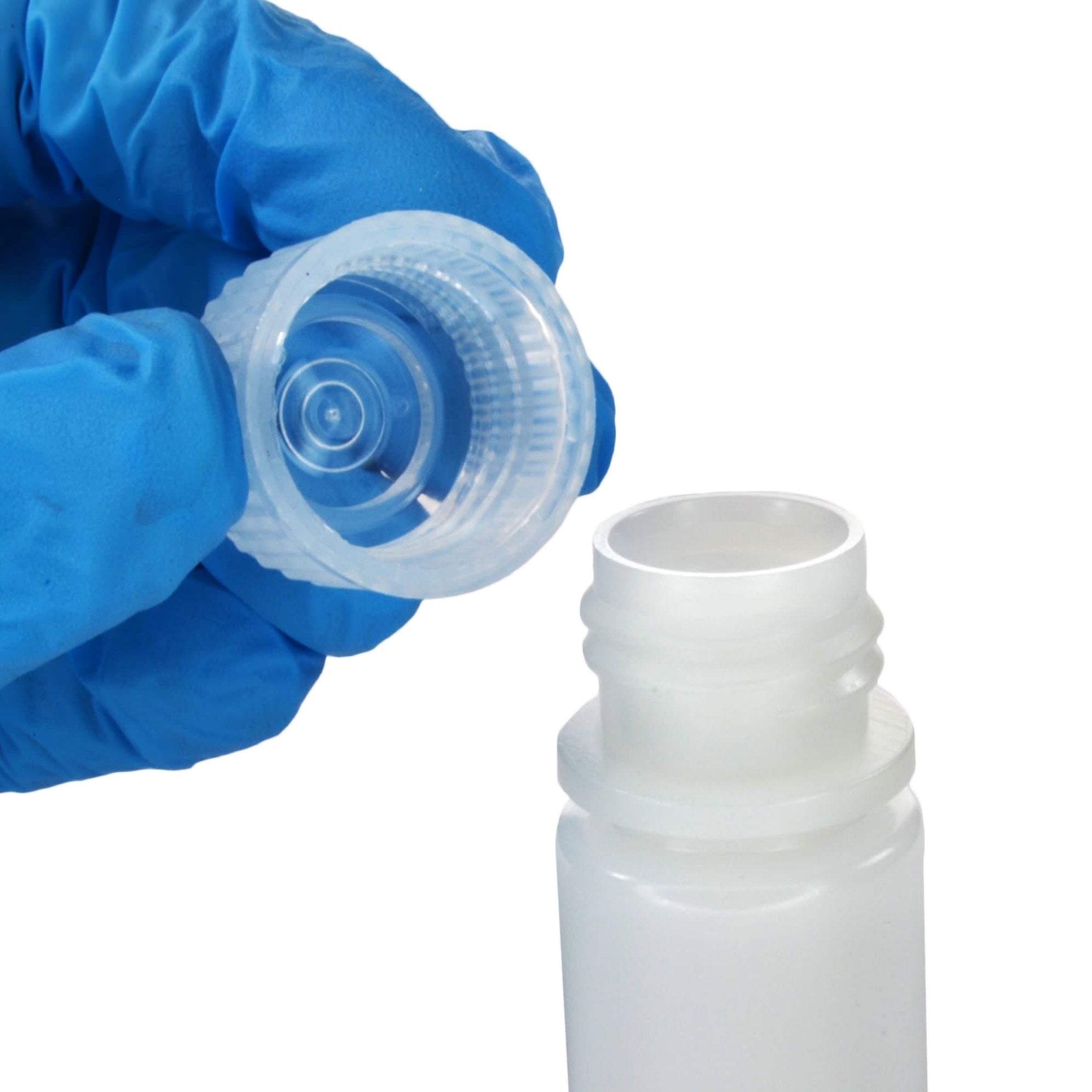 Eisco - Bulk Pack of 2000, 15mL Narrow Mouth HDPE Translucent Reagent ...