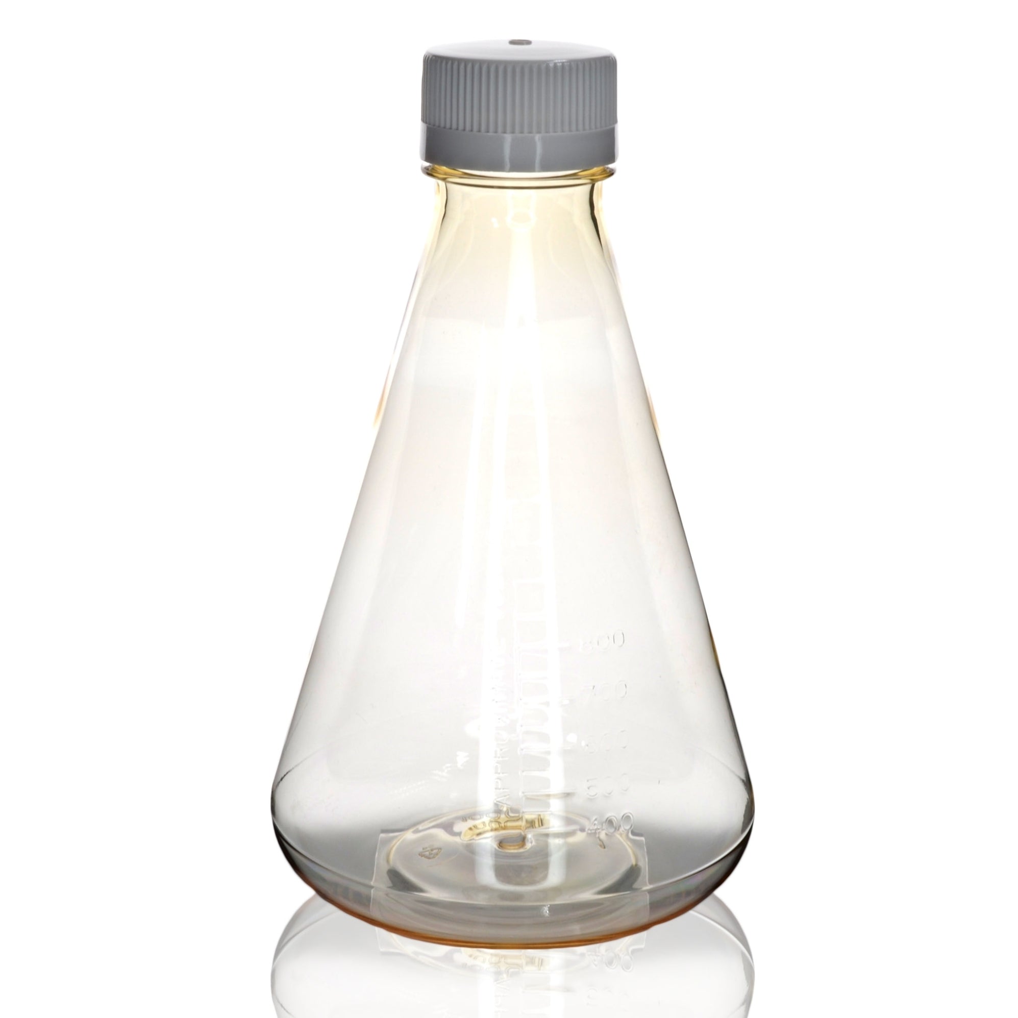 Eisco - Pack of 1, 1L Sterile Polycarbonate Erlenmeyer Flask, Non-Vent ...