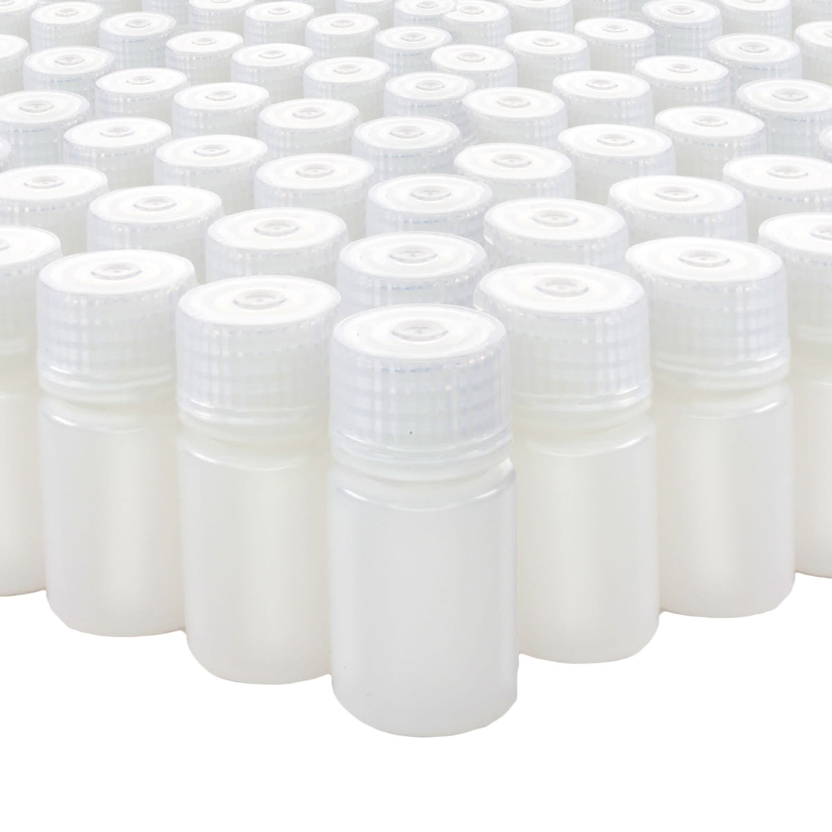 Eisco - Bulk Pack of 2000, 15mL Narrow Mouth HDPE Translucent Reagent ...