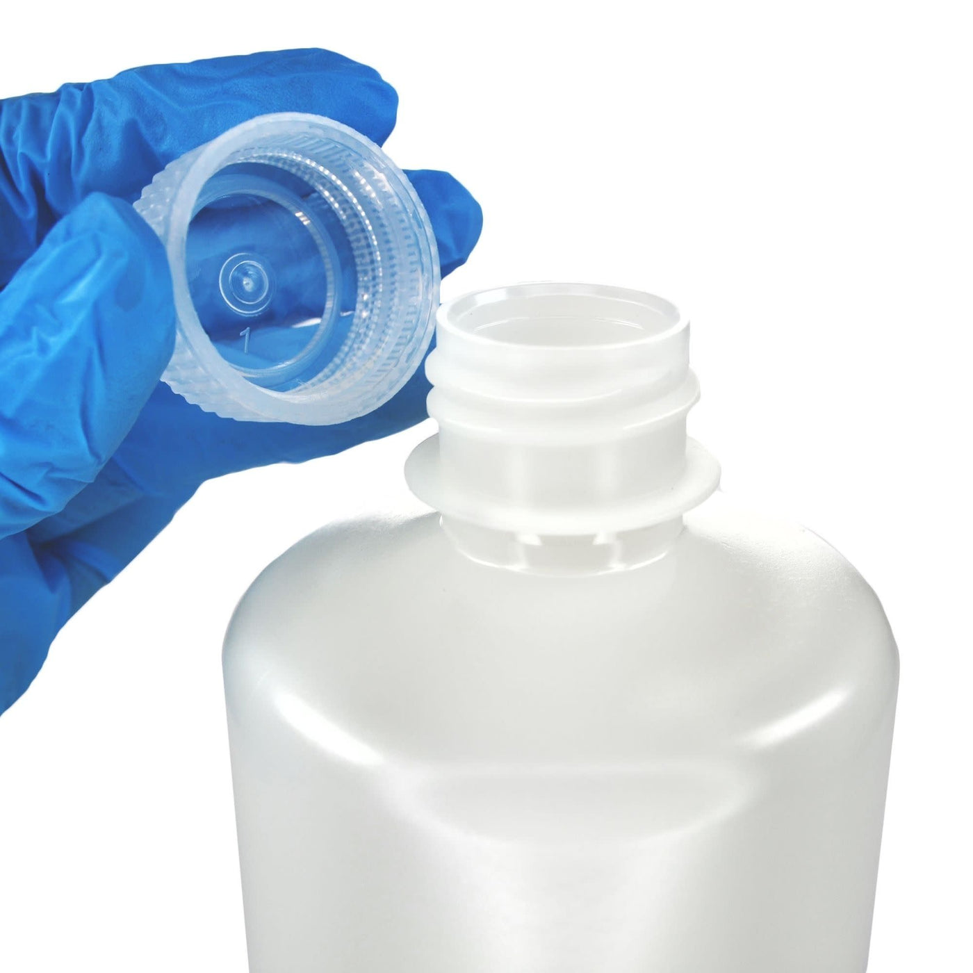 Eisco - Bulk Pack of 125, 500mL Narrow Mouth HDPE Translucent Reagent ...