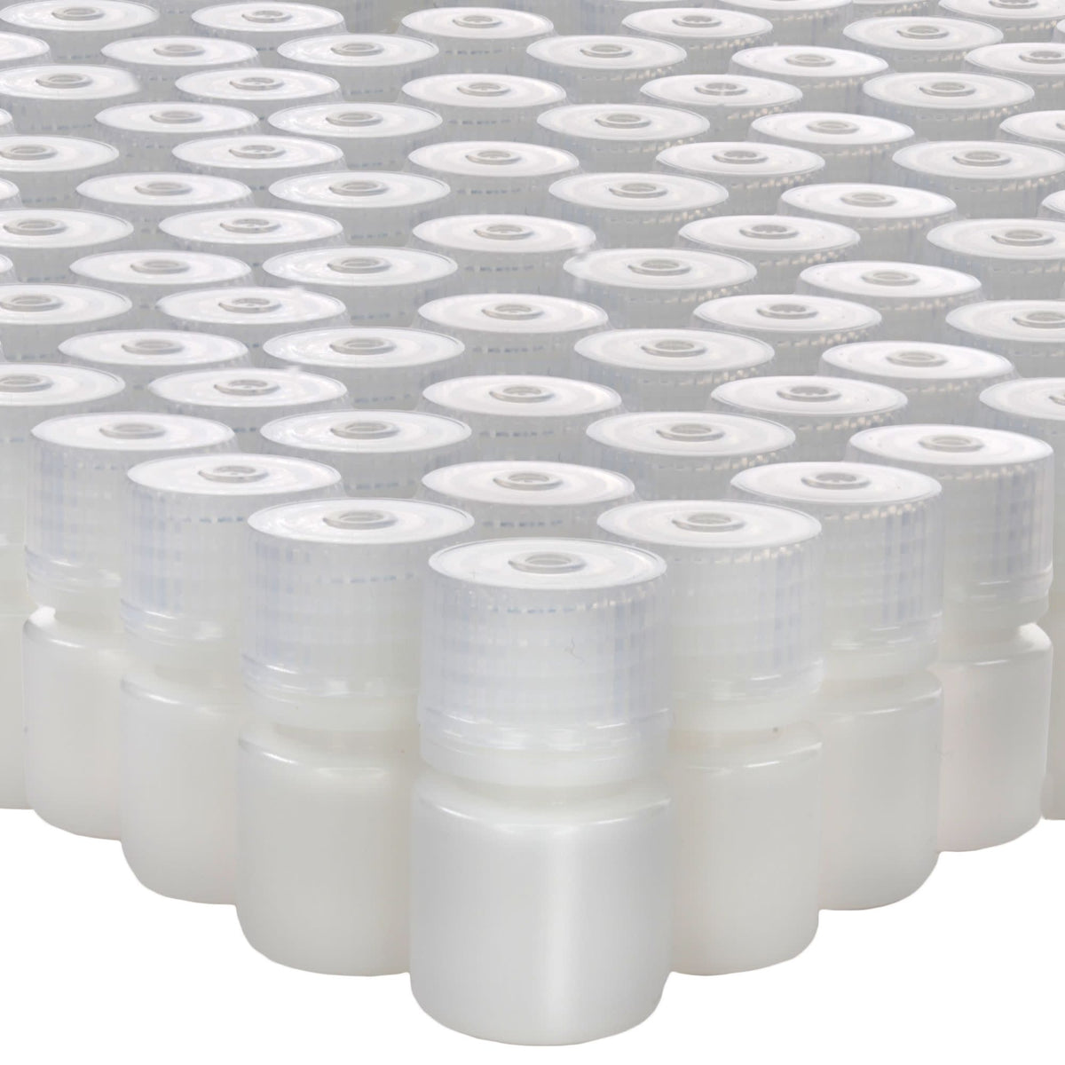 Eisco - Bulk Pack of 2000, 8mL Narrow Mouth HDPE Translucent Reagent B ...