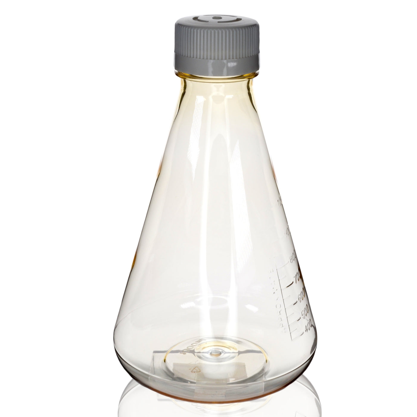 Eisco - Pack of 1, 1L Sterile Polycarbonate Erlenmeyer Flask, Vented ...