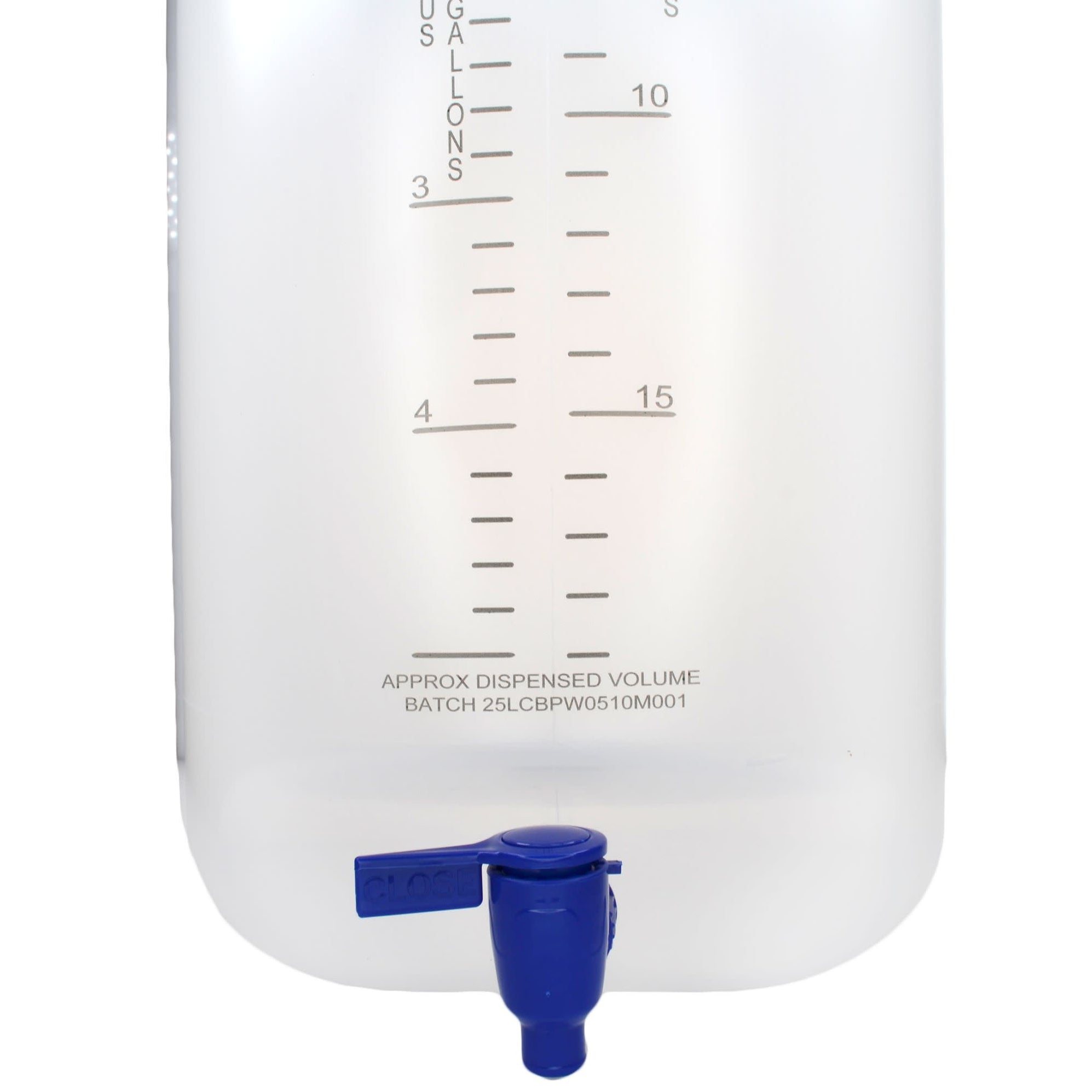 Eisco - 25L Polypropylene Carboy with Silicone-Lined Cap and Spigot, A — Eisco Labs