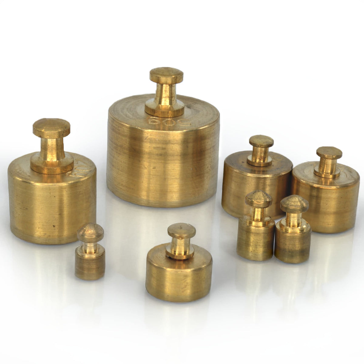 Eisco - Brass Mass Set for Scales and Balances - Includes 50g, 20g, 10 ...