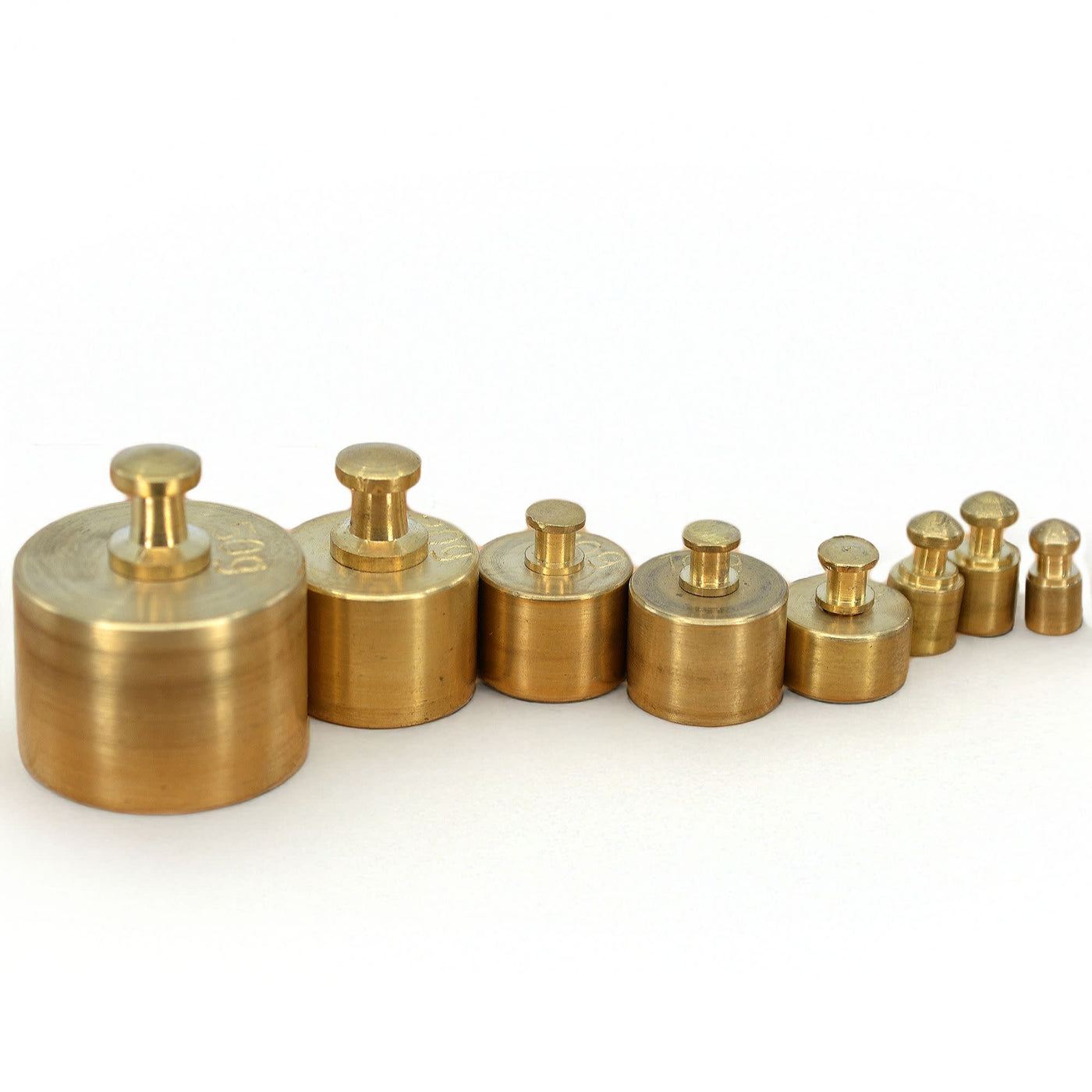 Eisco - Brass Mass Set for Scales and Balances - Includes 50g, 20g, 10 ...
