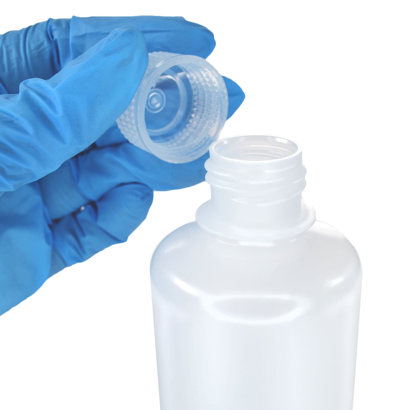 Eisco - Pack of 12, 125mL Narrow Mouth LDPE Translucent Reagent Bottle ...