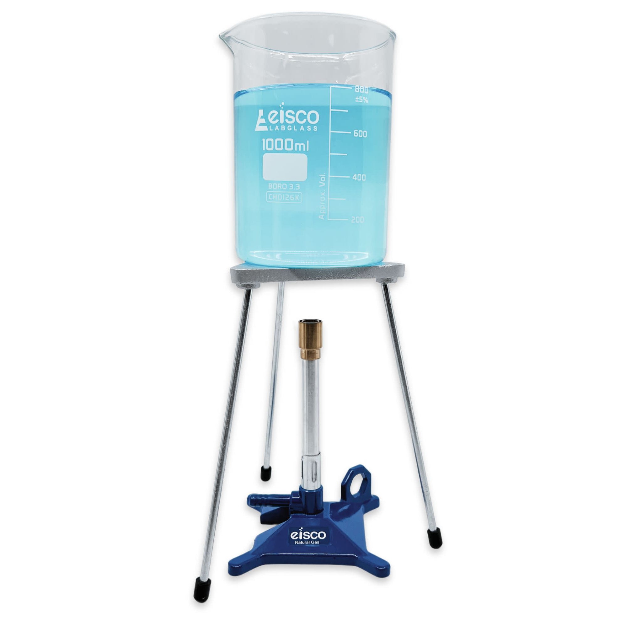 Eisco Labs - 12cm Triangular Tripod Stand with Removable Legs - 8.25"