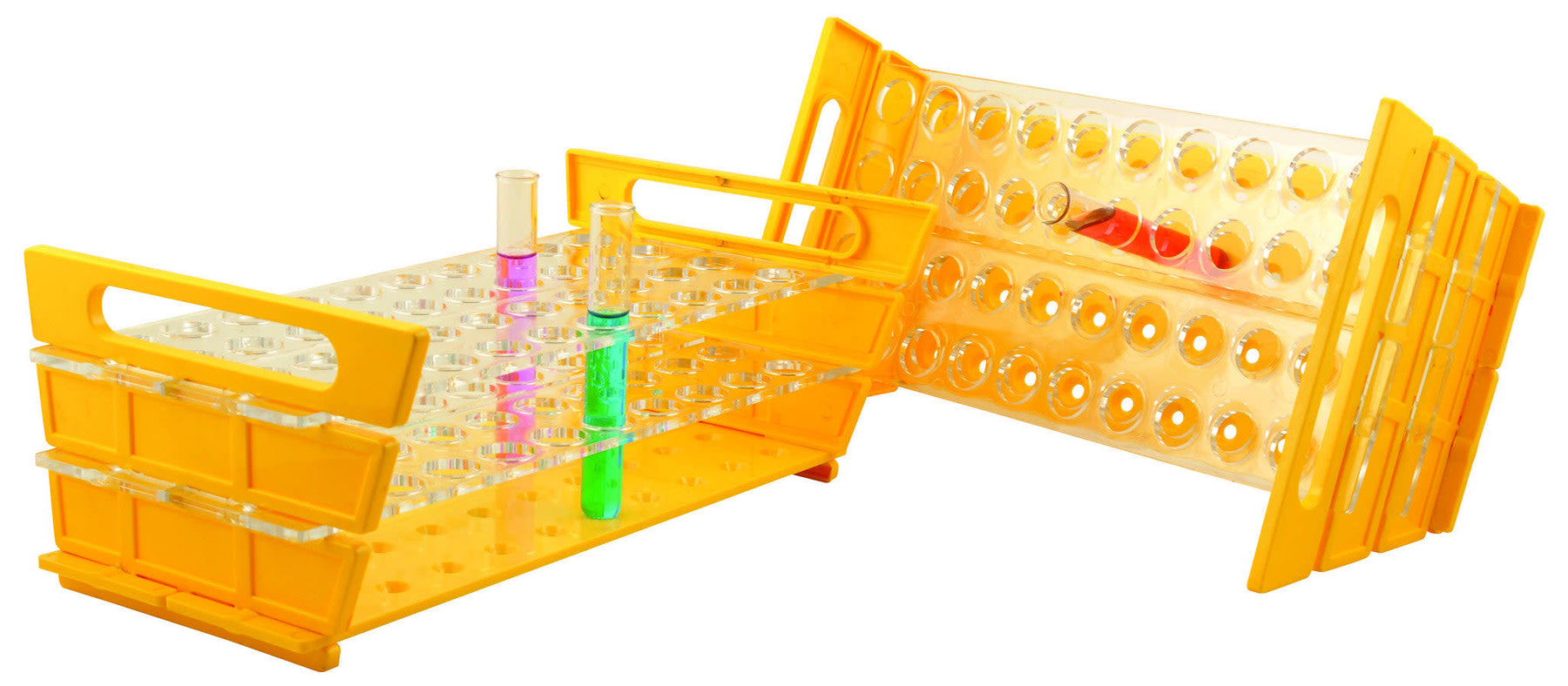 Test Tube Slant Rack - Holds 40 x 20mm Diameter Tubes at 5° or 20° Sla ...