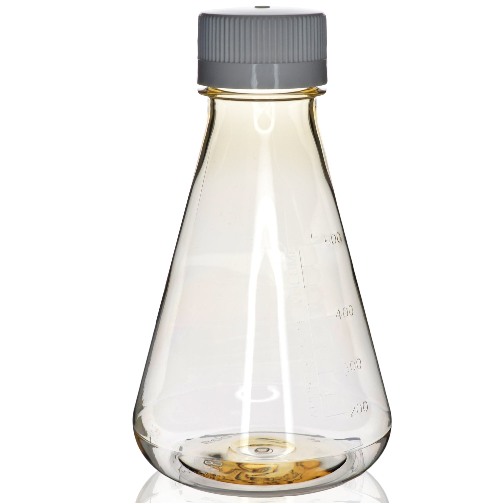 Eisco - Pack of 1, 500mL Sterile Polycarbonate Erlenmeyer Flask, Non-V ...