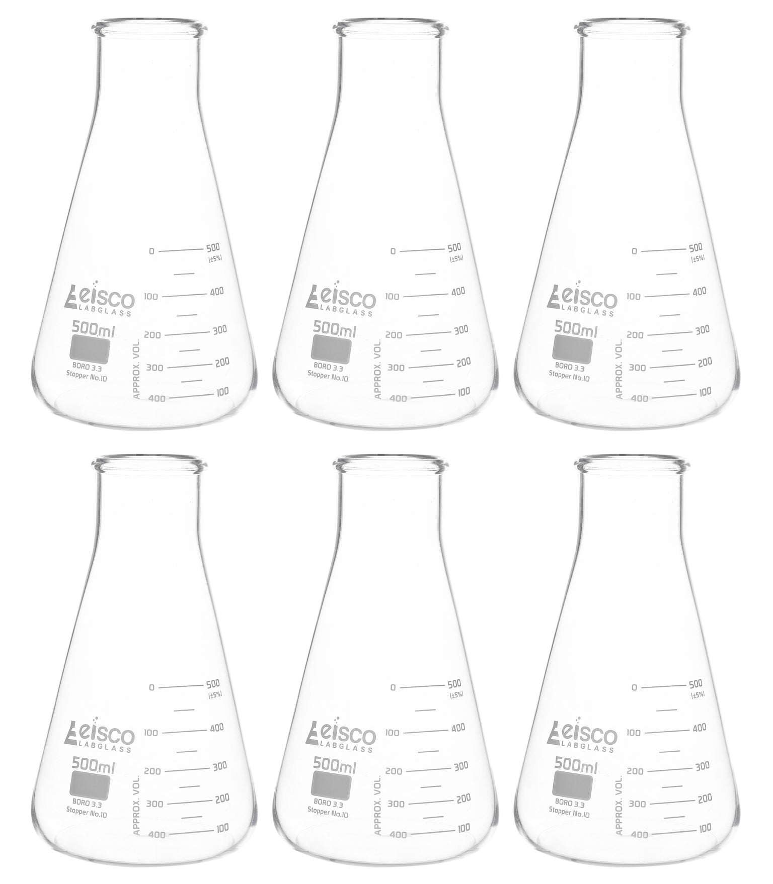 Erlenmeyer Flasks — Eisco Labs
