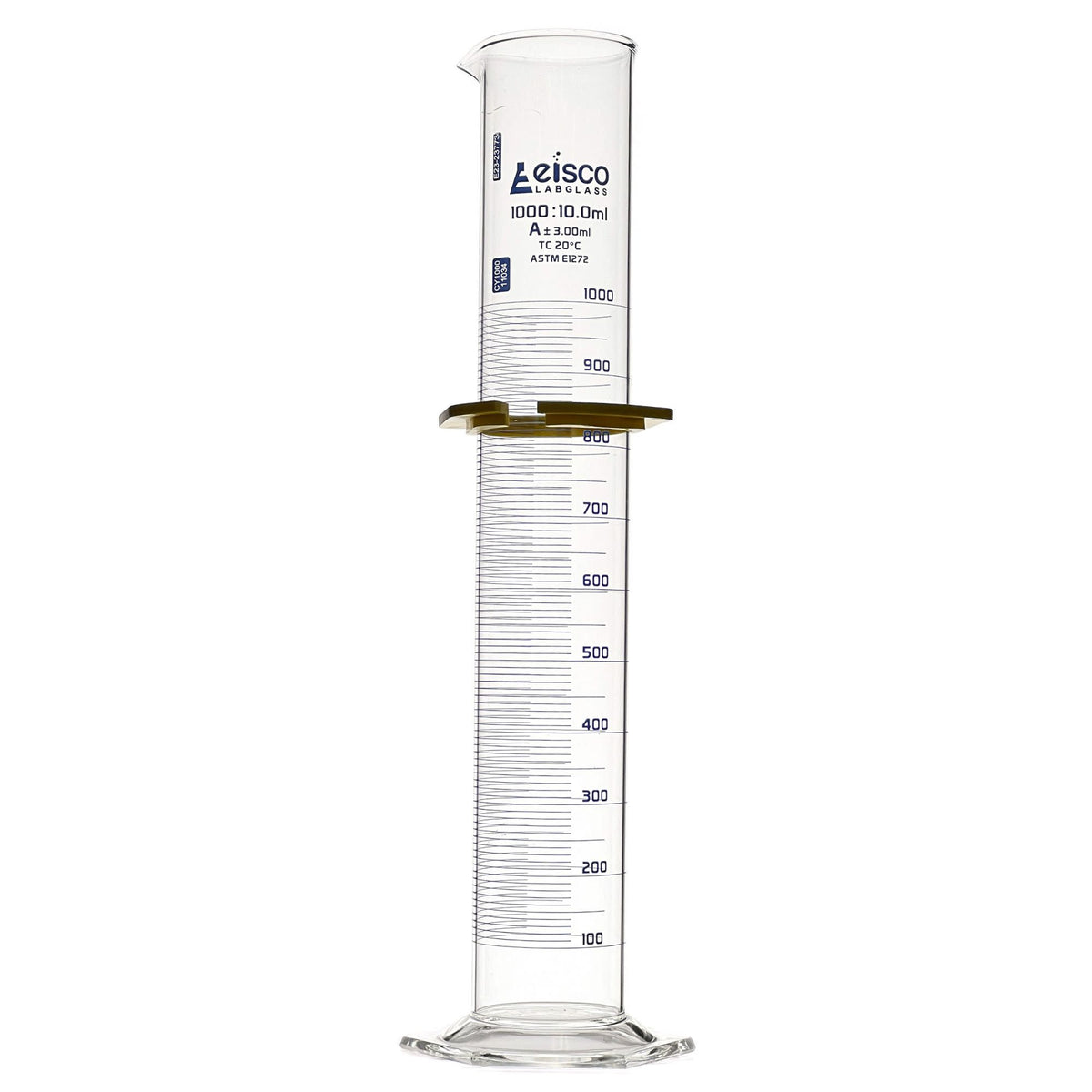 Eisco Labs - Graduated Cylinder, 1000mL - ASTM, Class A - Tolerance ±3