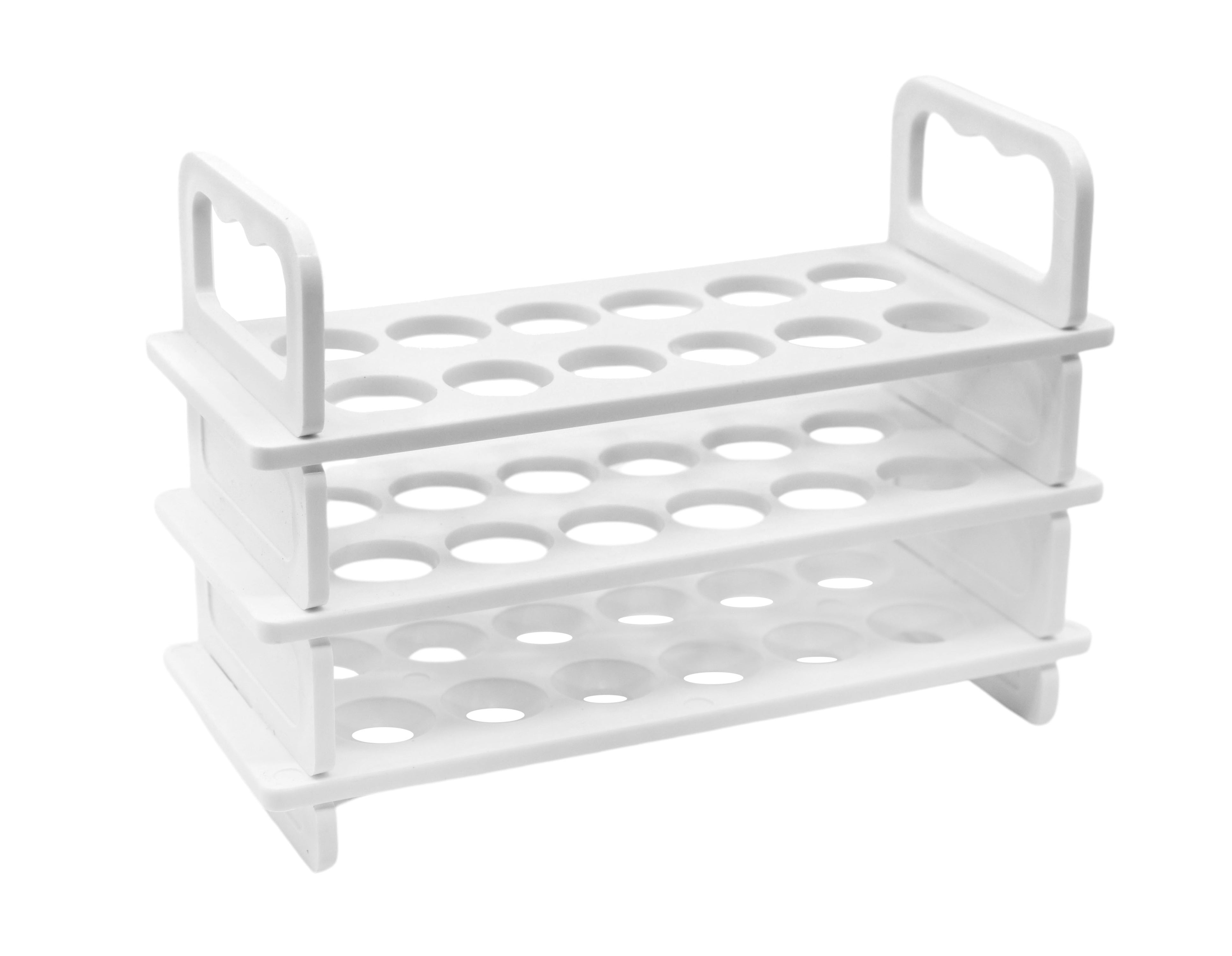 Test Tube Rack - 18mm x 12 Tube Capacity - Polypropylene Plastic ...