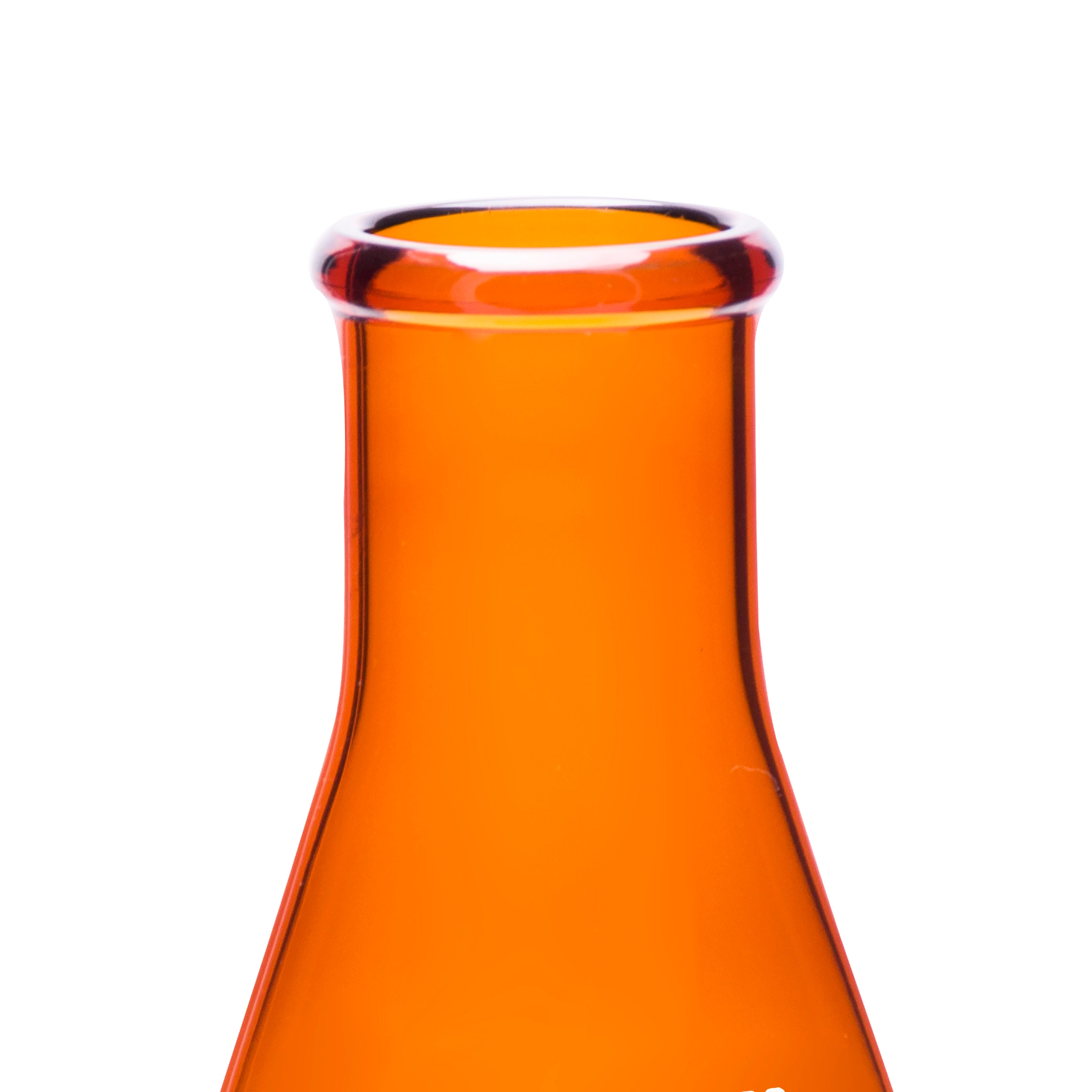 Erlenmeyer Flask, Amber, 2000mL - Borosilicate Glass - Narrow Neck Fla ...
