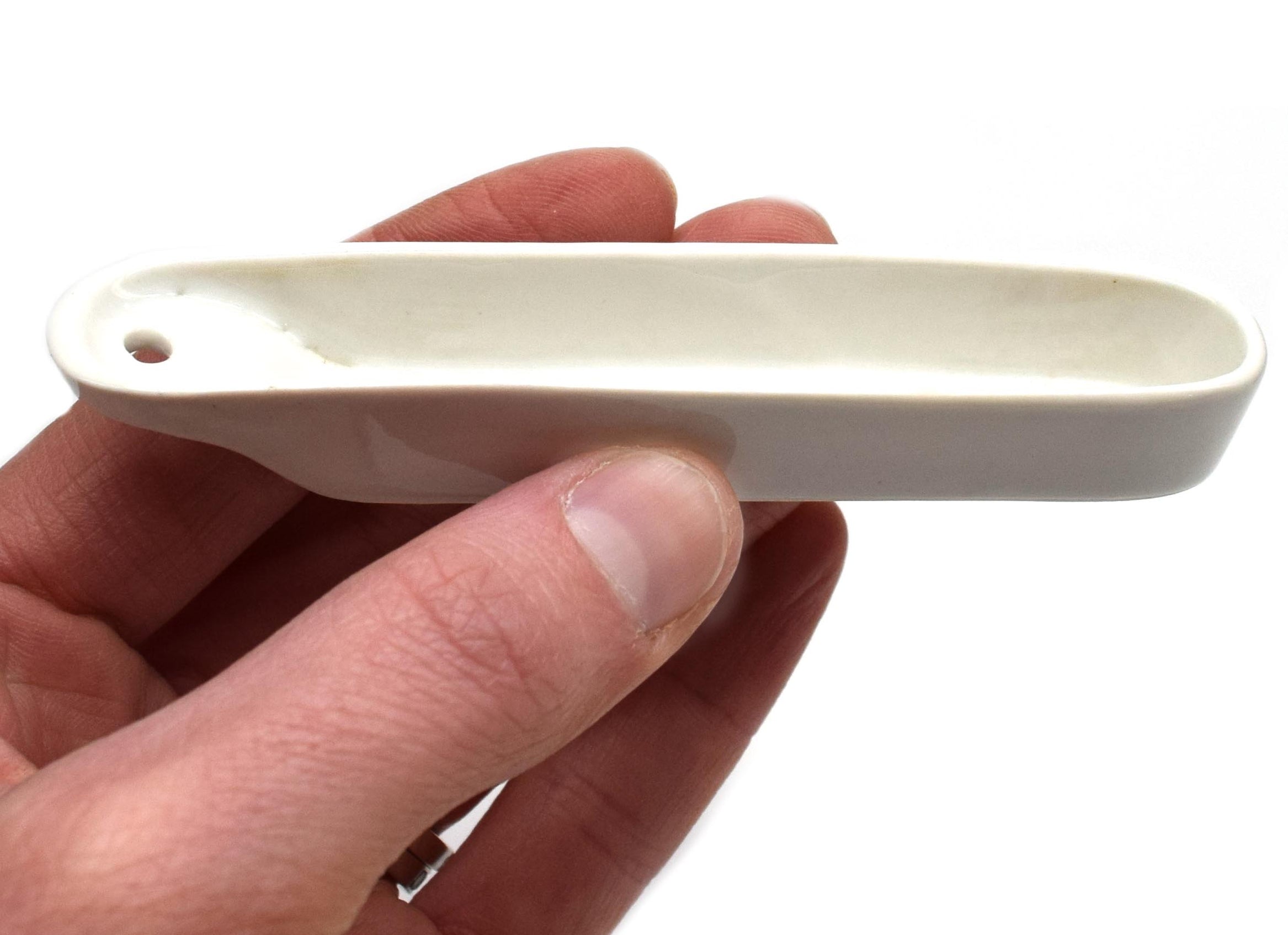 Porcelain Combustion Boat with Handle, Pack of 10, 4" x 1" Exterior, 3 ...