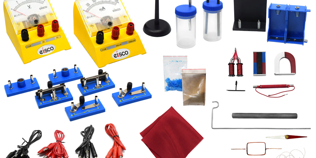 Electricity Starter Kit - Materials for Physics Experiments - Eisco La ...