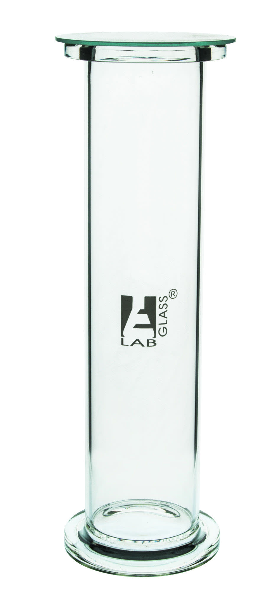 Gas Jar, 25cm x 5cm - Borosilicate Glass - Cylindrical - Heavy Foot ...