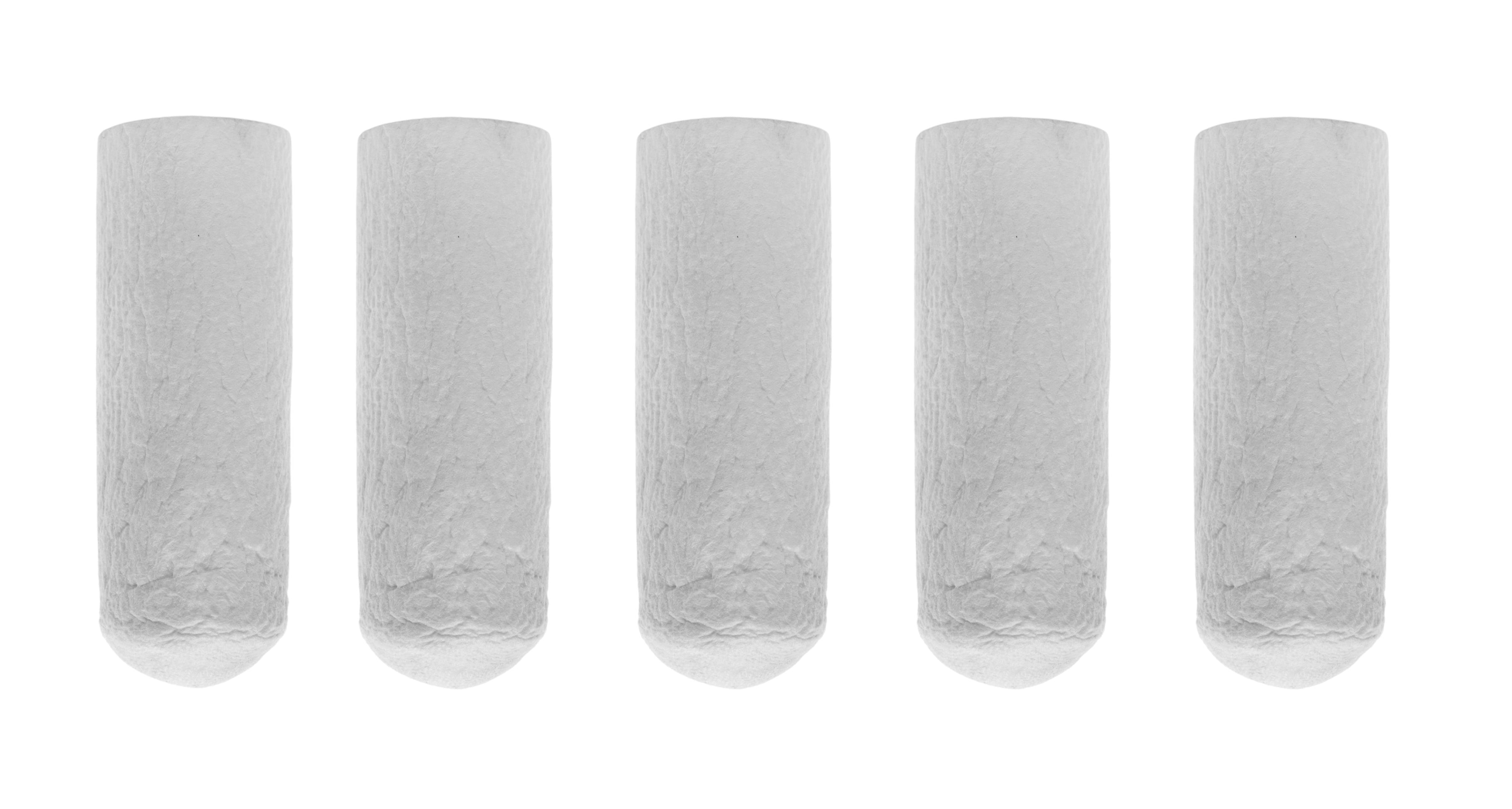 5PK Cellulose Extraction Thimbles, 27mm O.D. x 80mm L - Fits 60mL Soxh ...