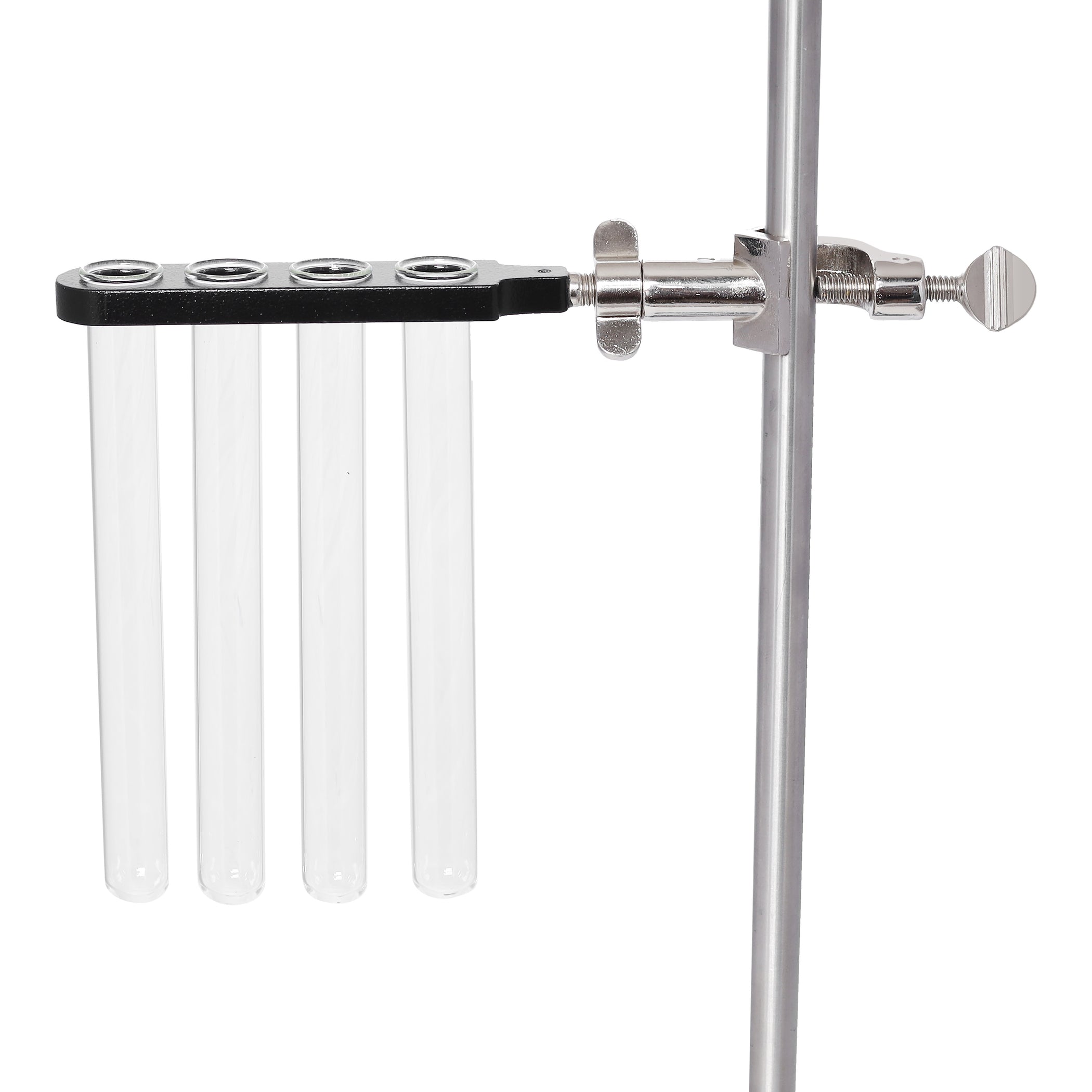 Test Tube Clamp Holder on Swivel Bosshead, 4 Holes - Fits 16mm test tu ...