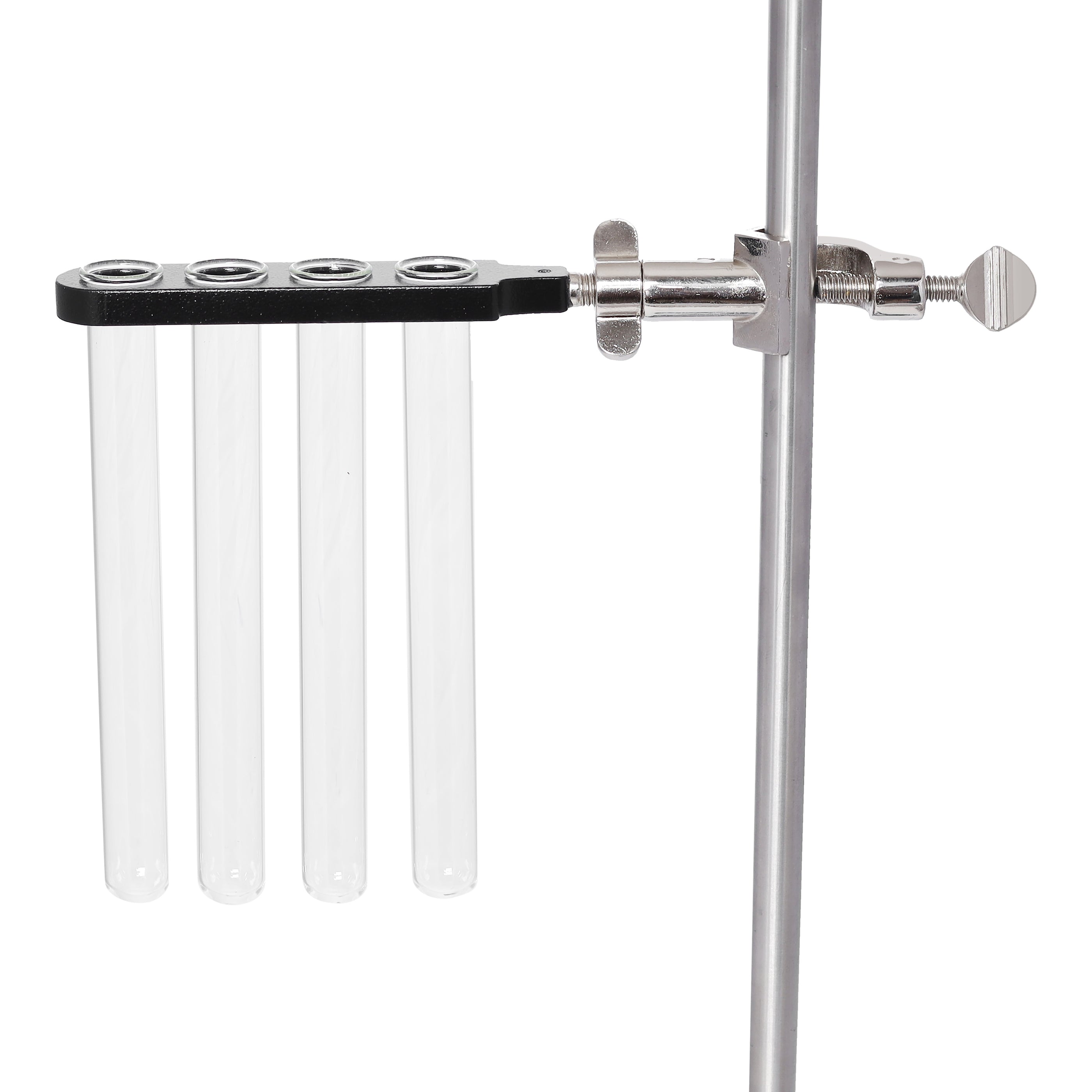 Test Tube Clamp Holder on Swivel Bosshead, 4 Holes - Fits 16mm test tu ...