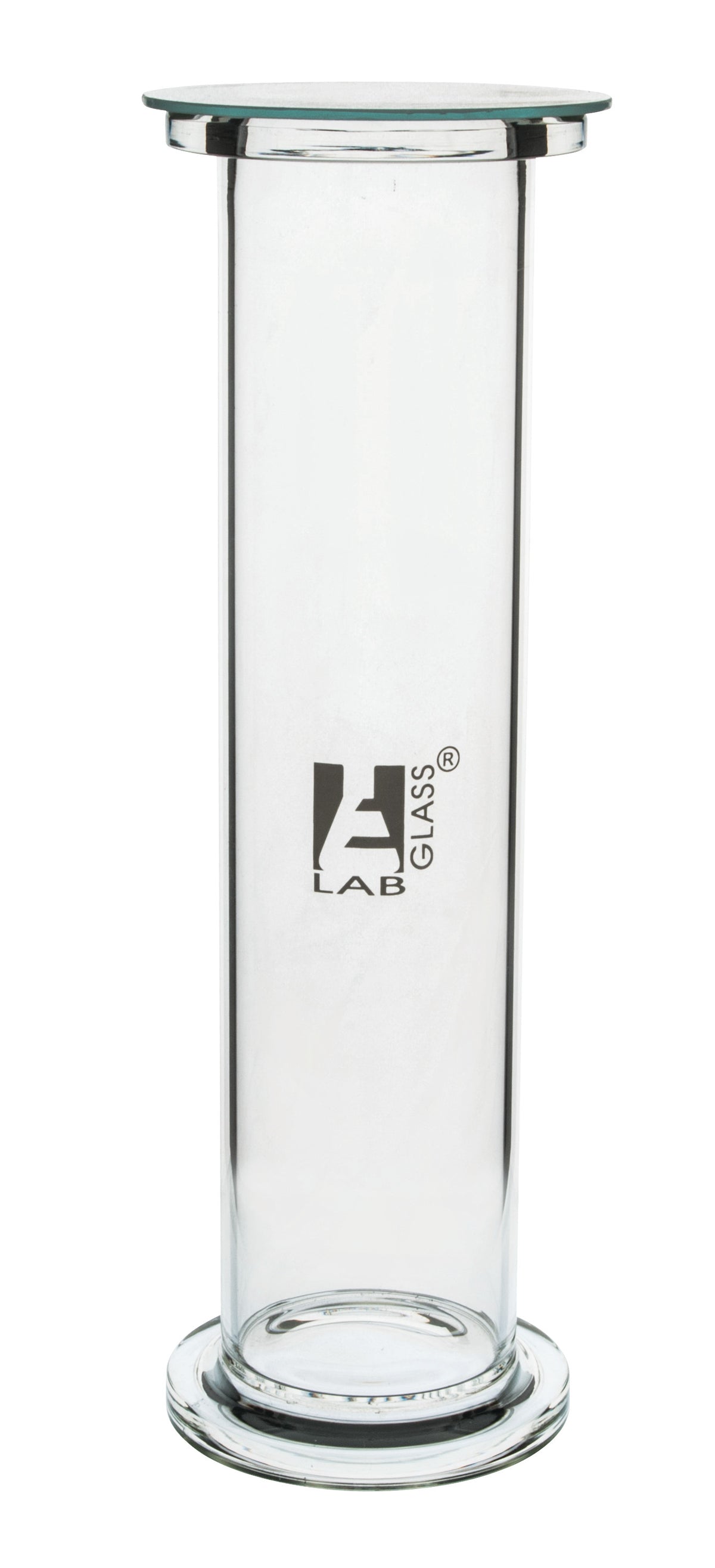Gas Jar, 20cm x 5cm - Borosilicate Glass - Cylindrical - Heavy Foot ...