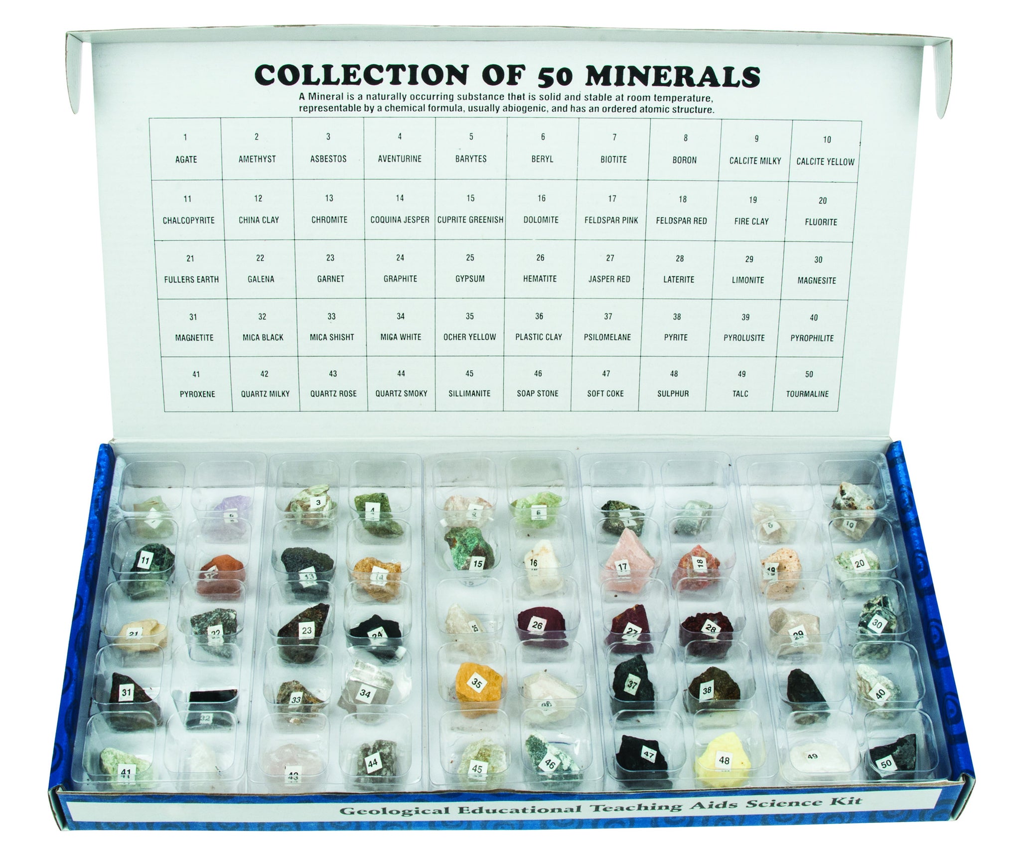 Set of 50 Minerals — Eisco Labs