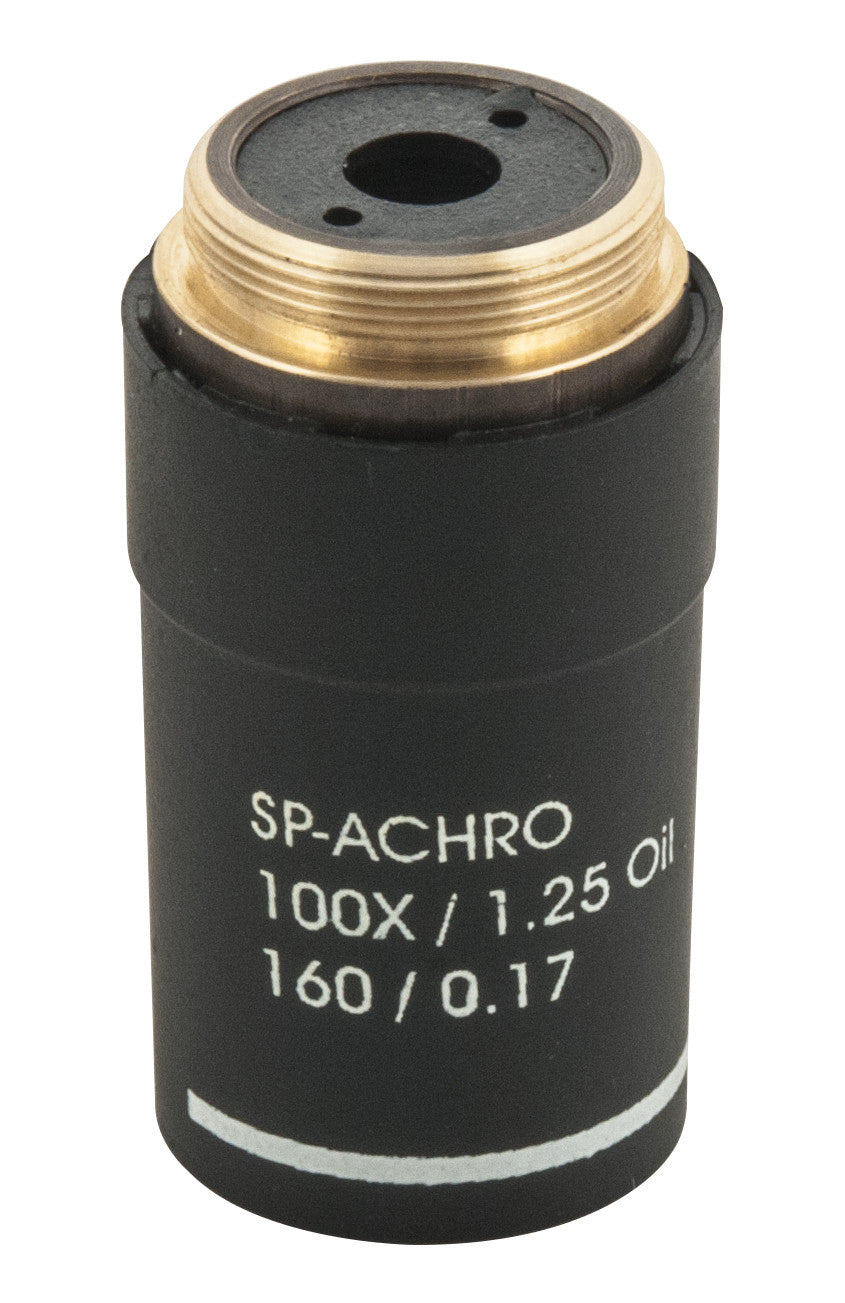 Objectives Achromatic - DIN Standard, Semi Plain X100/1.25 — Eisco Labs