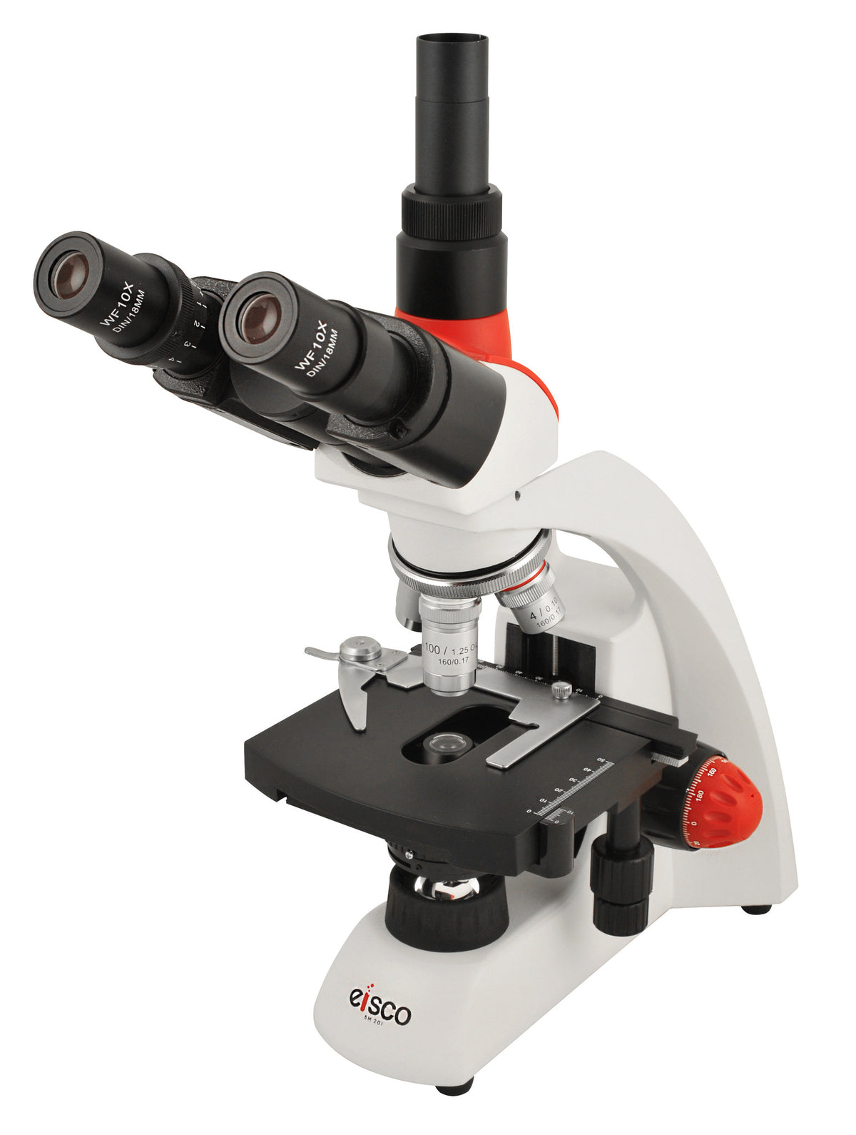 Microscope Advanced - Redline - Trinocular — Eisco Labs
