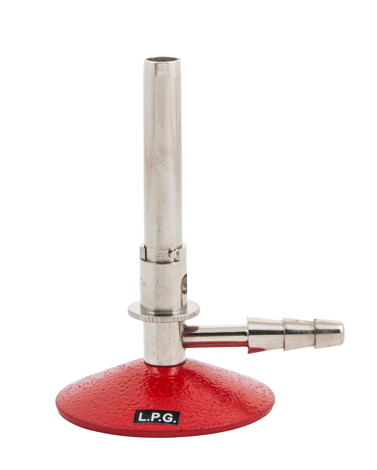 Burner Bunsen, Nickel Plated, used with Butane/Propane gas — Eisco Labs
