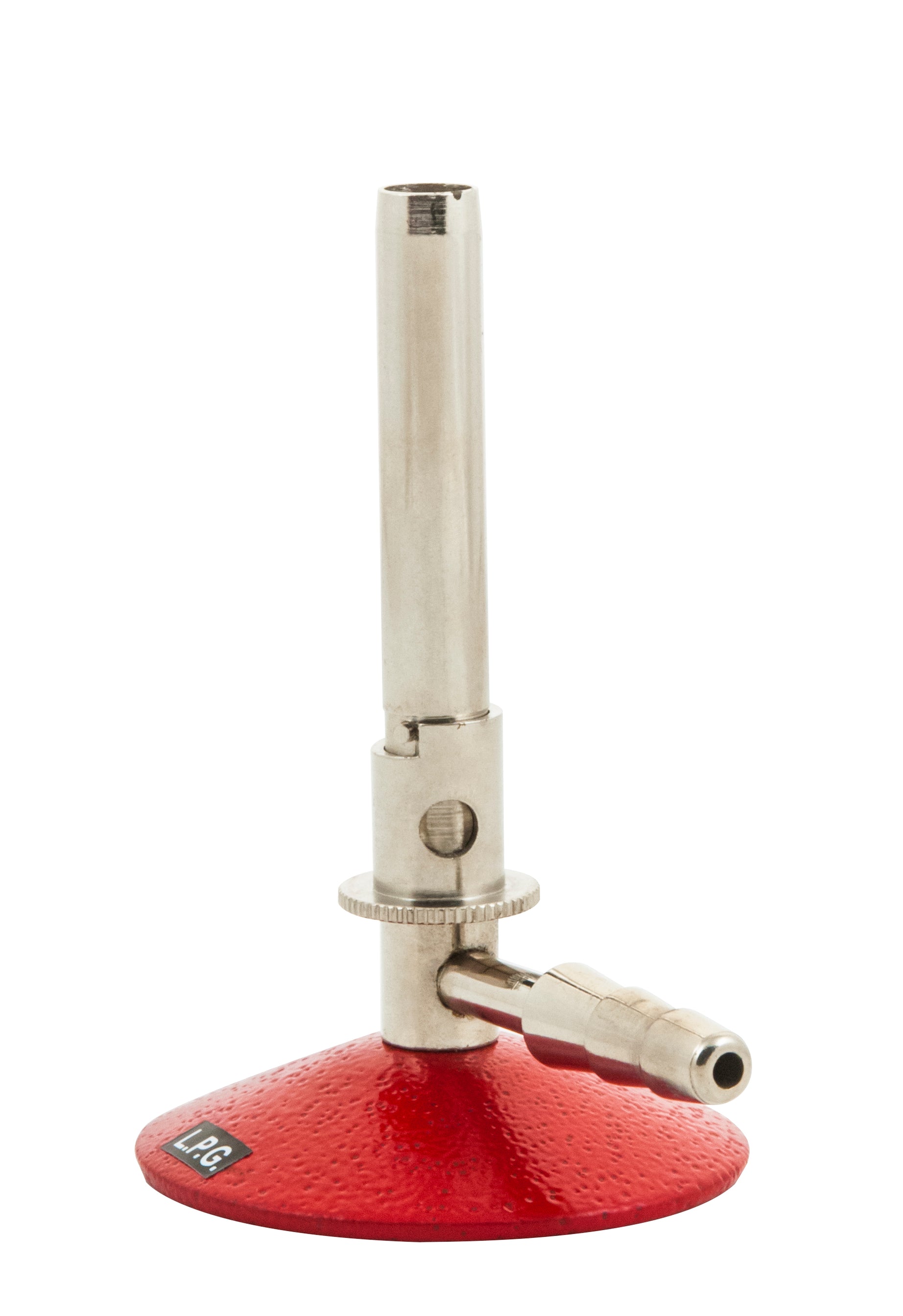 Burner Bunsen, Nickel Plated, used with Butane/Propane gas — Eisco Labs