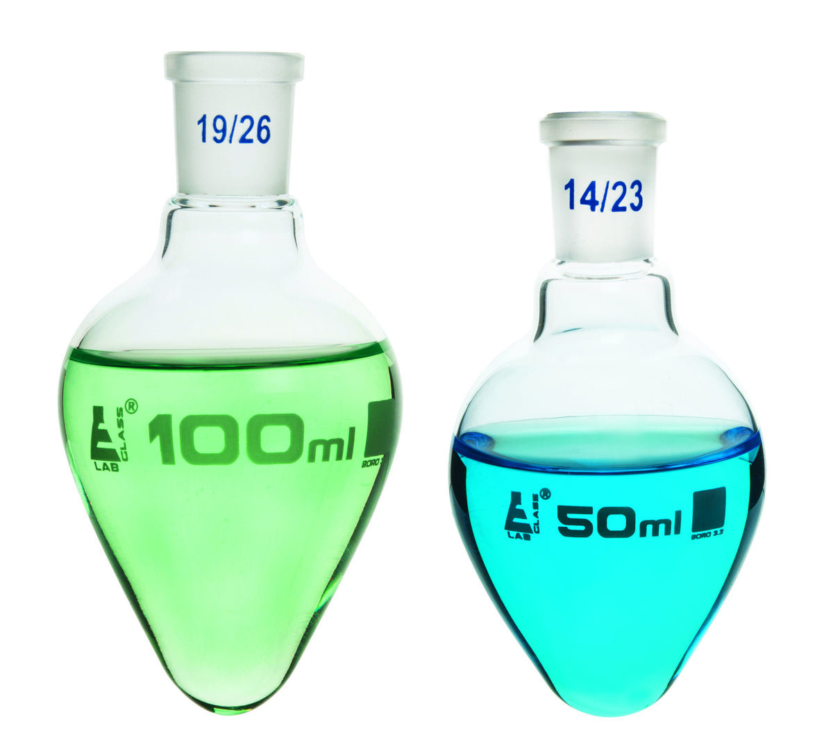 Boiling Flask, 50ml - 19/26 Interchangeable Joint - Borosilicate Glass ...