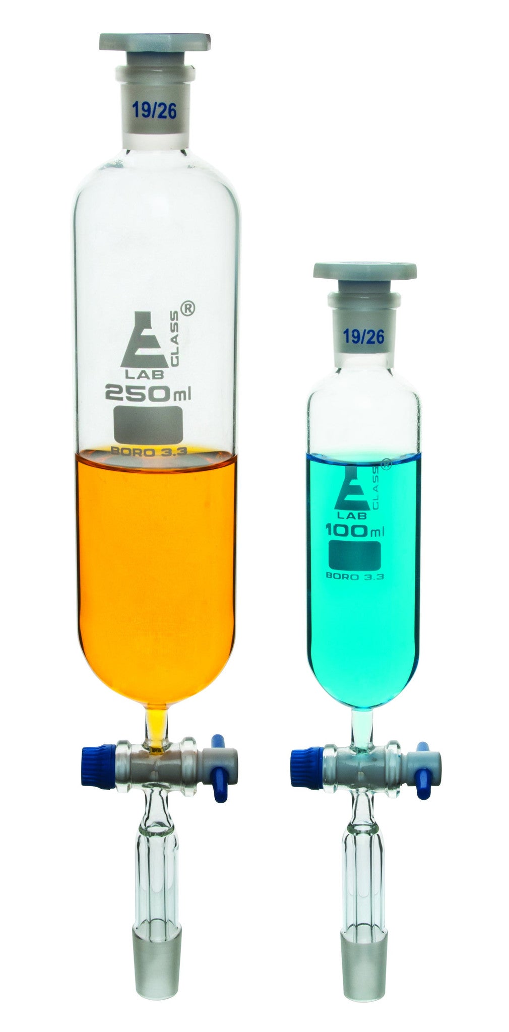 Dropping Funnel, 1000ml - 29/32 Plastic Stopper, PTFE Key Stopcock - U ...