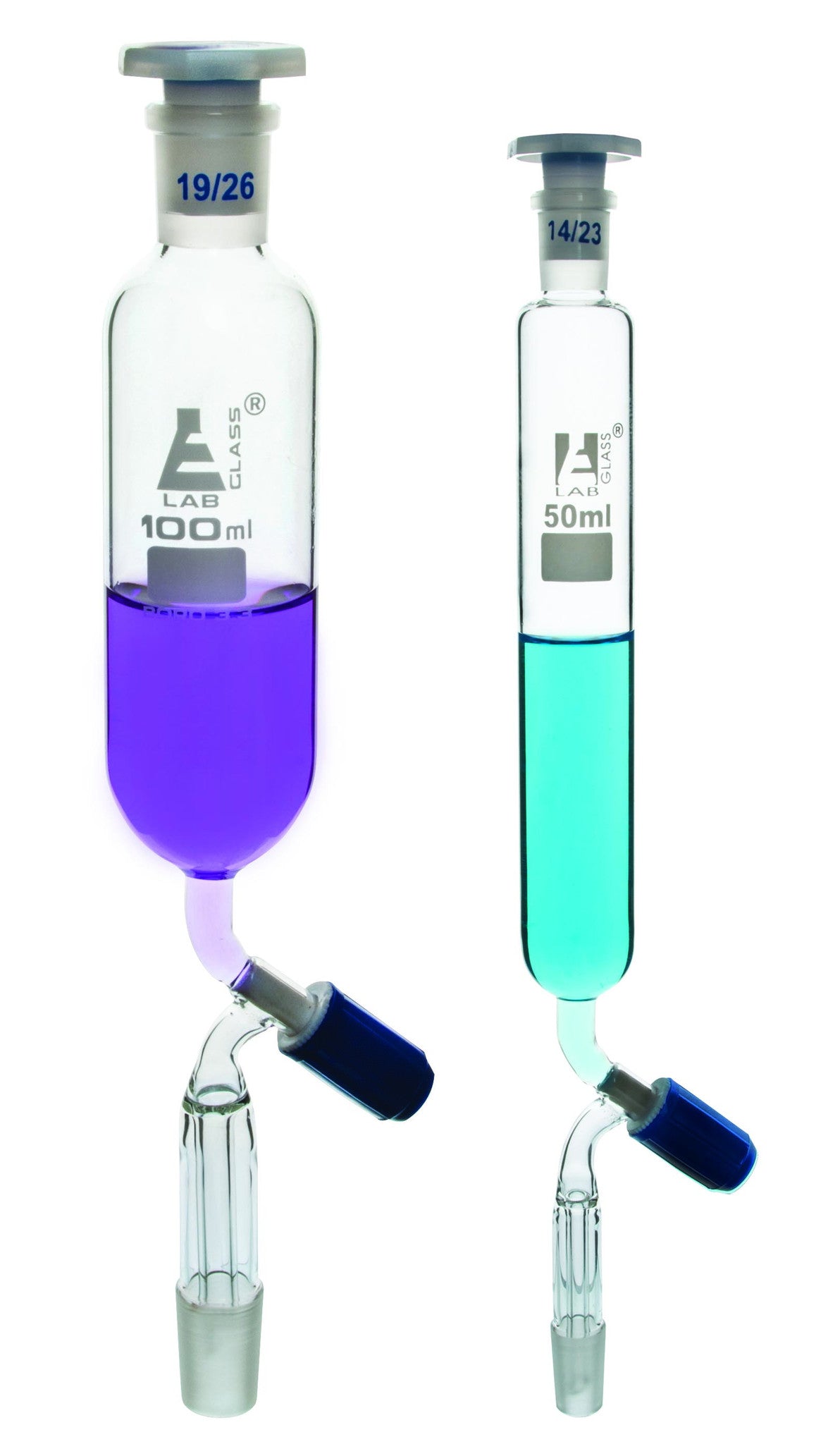 Dropping Funnel, 250ml - 19/26 Plastic Stopper, Needle Valve Stopcock ...