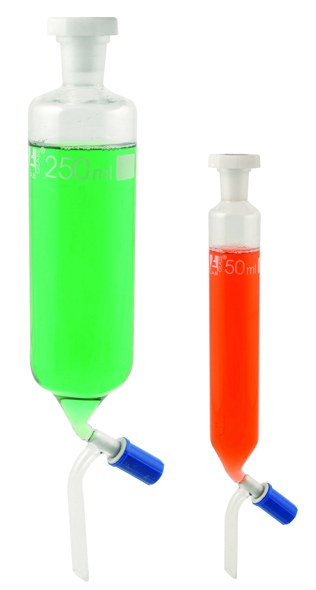 Dropping Funnel, 250ml - 29/32 Plastic Stopper - Graduated, Screw Type ...