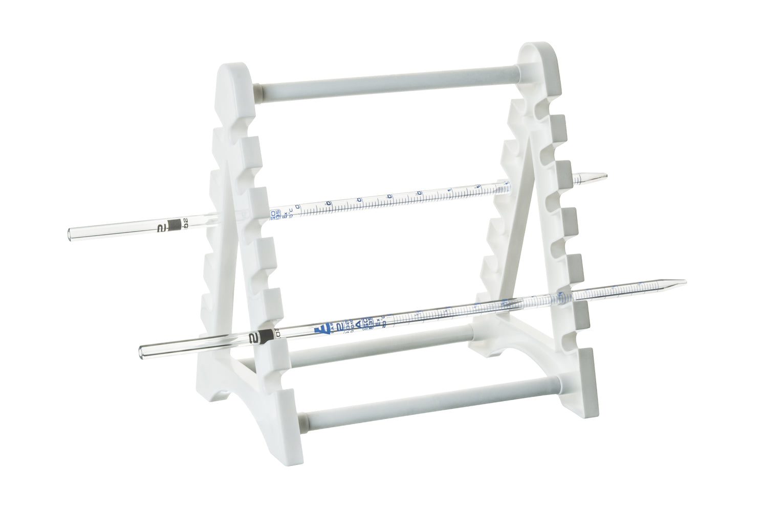 Polypropylene Pipette Rack - Holds 12 Pipettes Horizontally - Eisco La ...