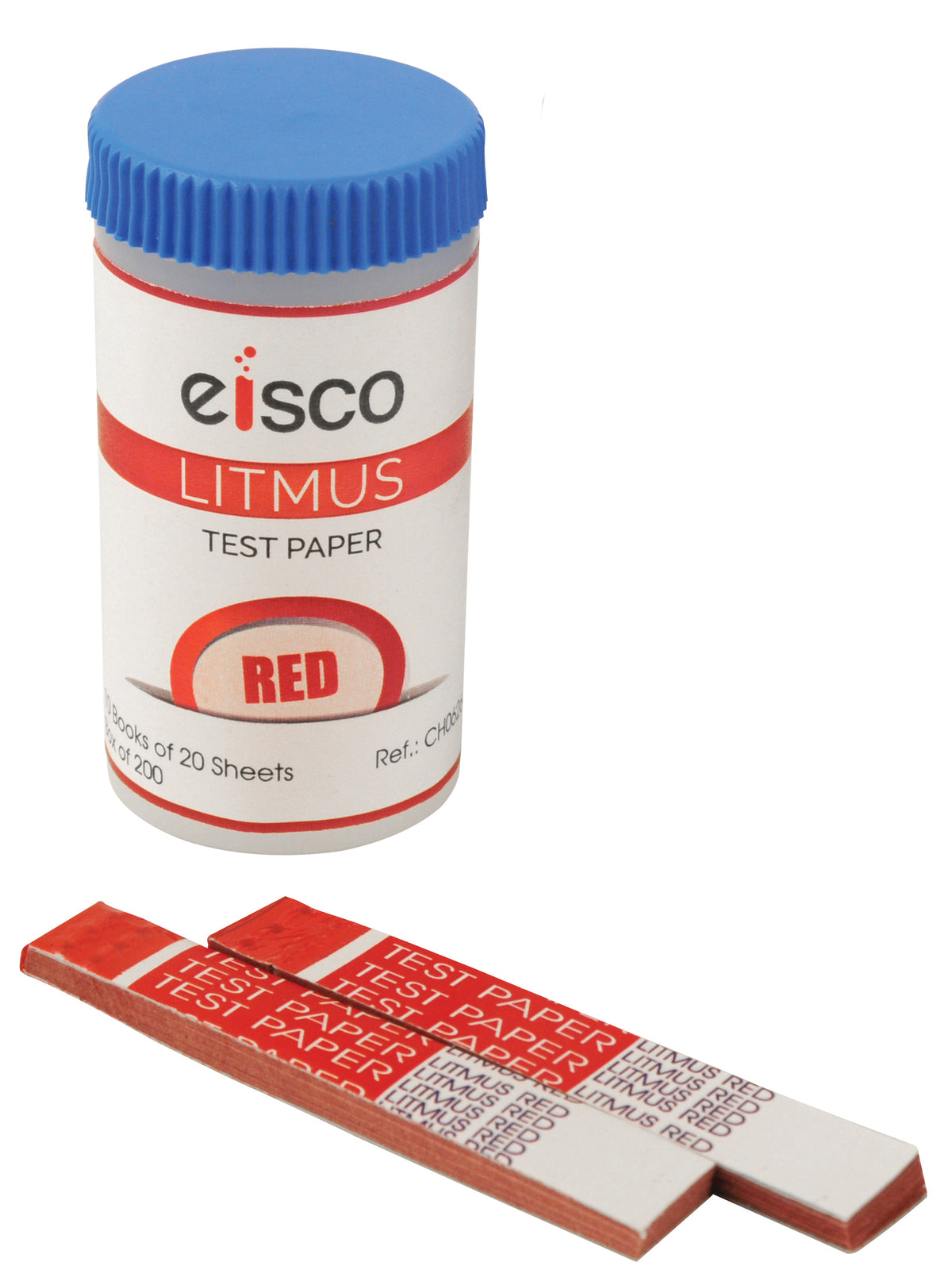Paper Test Litmus, Red, 200 Leaves — Eisco Labs