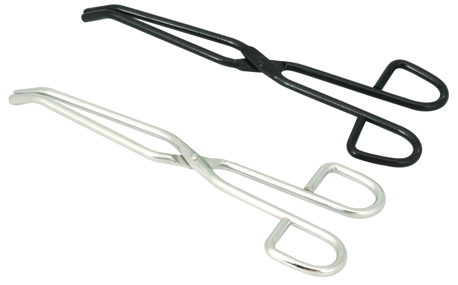 Crucible Tongs Straight, 20 cm, Steel Chrome Plated — Eisco Labs