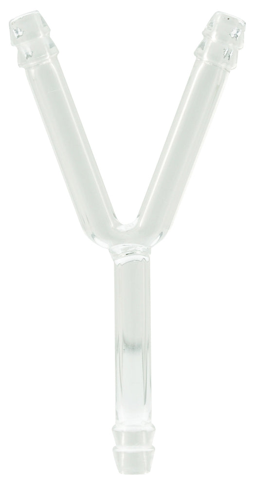 Tubing Connector - Y Shape, Glass 8mm — Eisco Labs