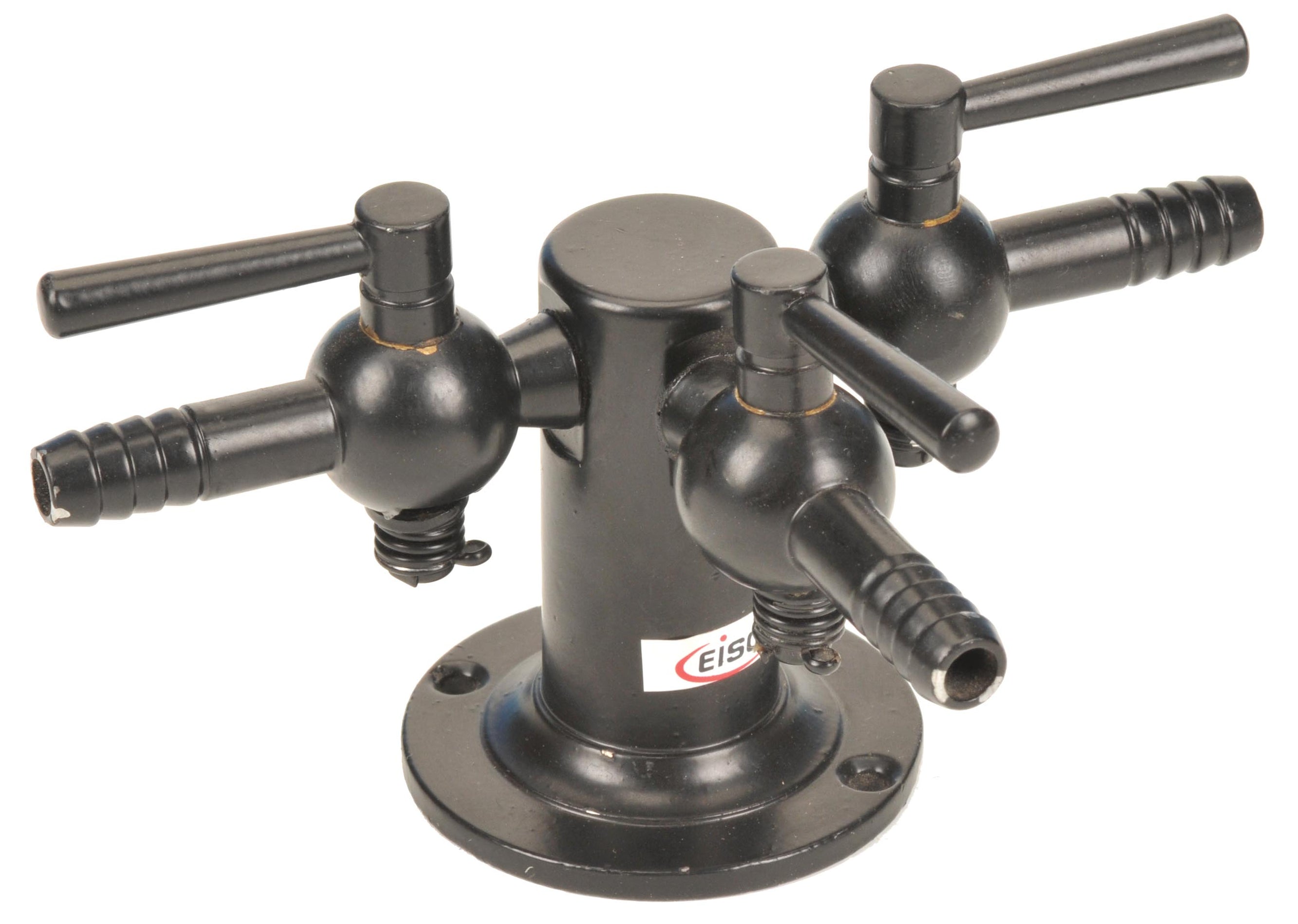 Gas Tap, Brass, Three Way — Eisco Labs