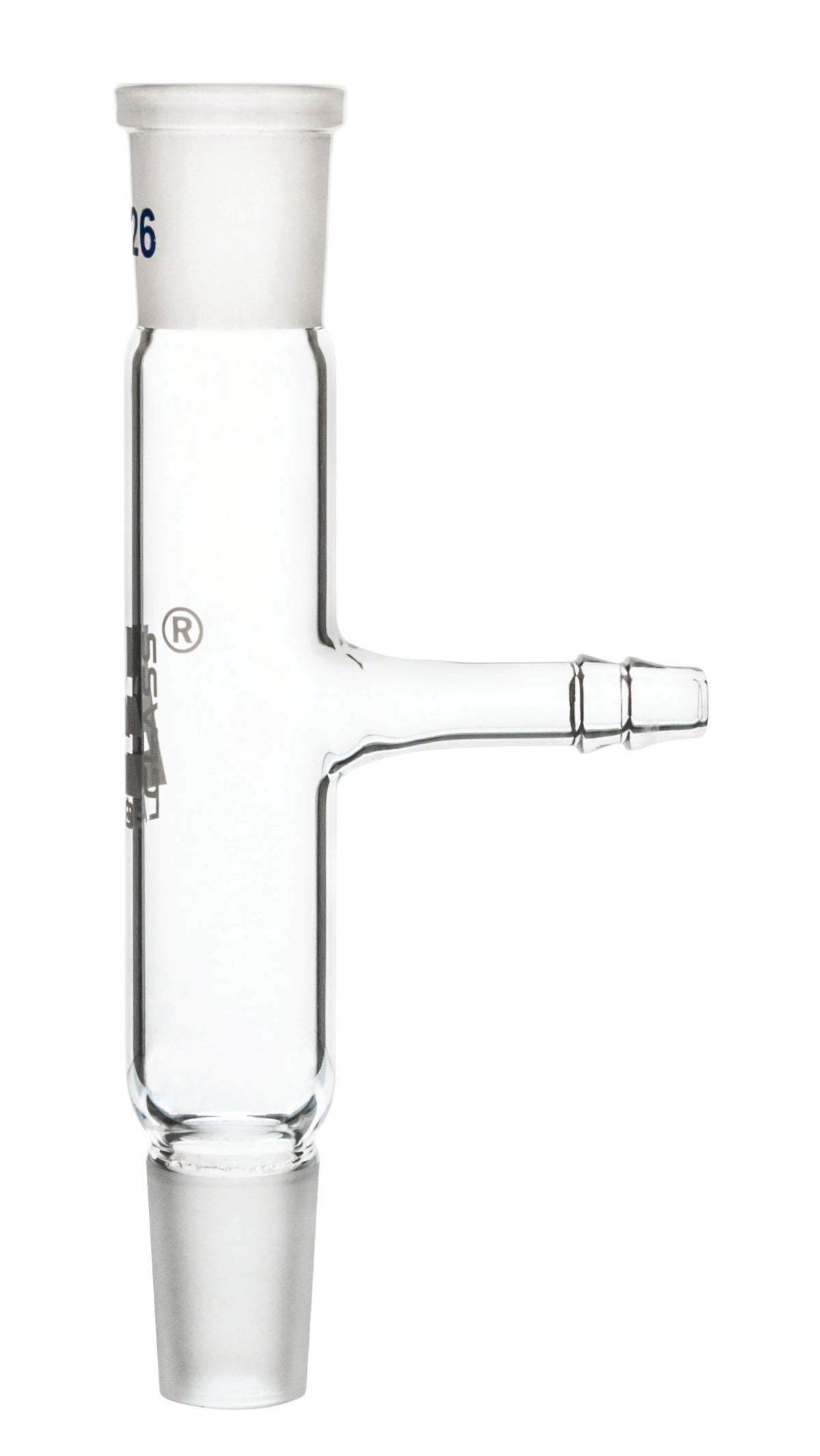 Adapter Socket to Cone with T connection, socket 14/23, Cone 24/29 ...