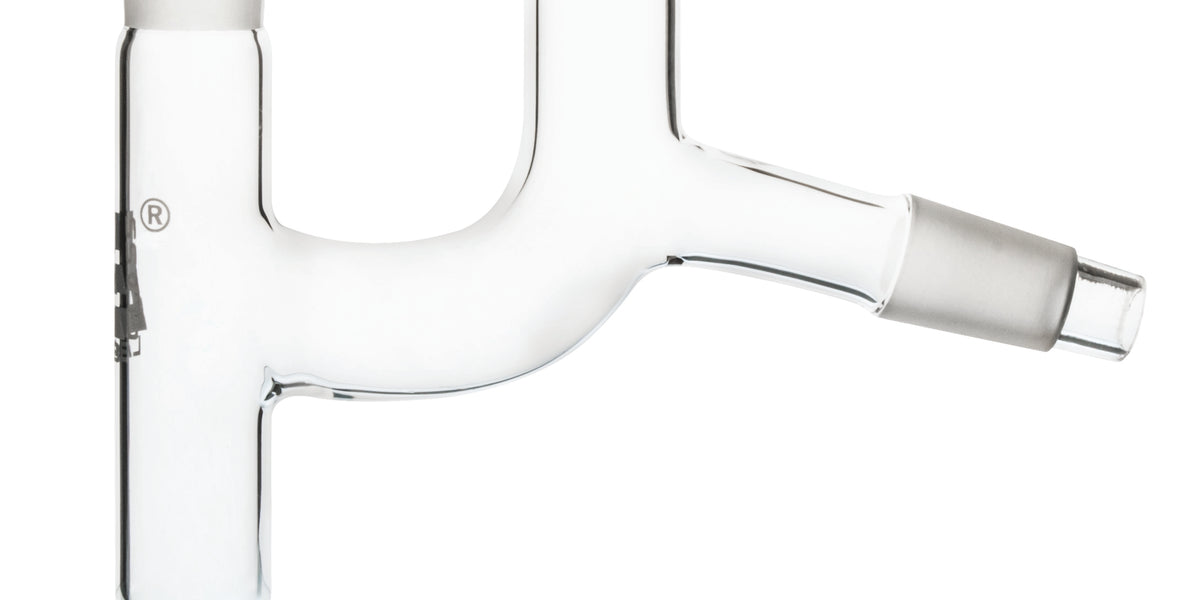 Claisen Heads, Sloping with 2 x B14 socket, Cone size to fit flask 24 ...