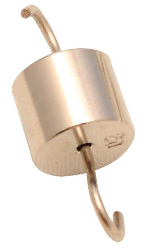 Hooked Weight, 25g - Brass - Spare / Replacement - Eisco Labs