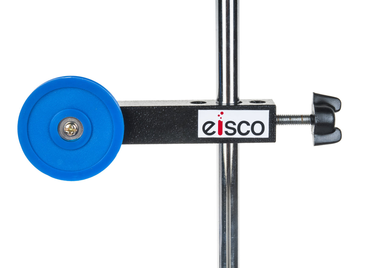 Pulley rod mounting, with nylon ball bearing pulley — Eisco Labs
