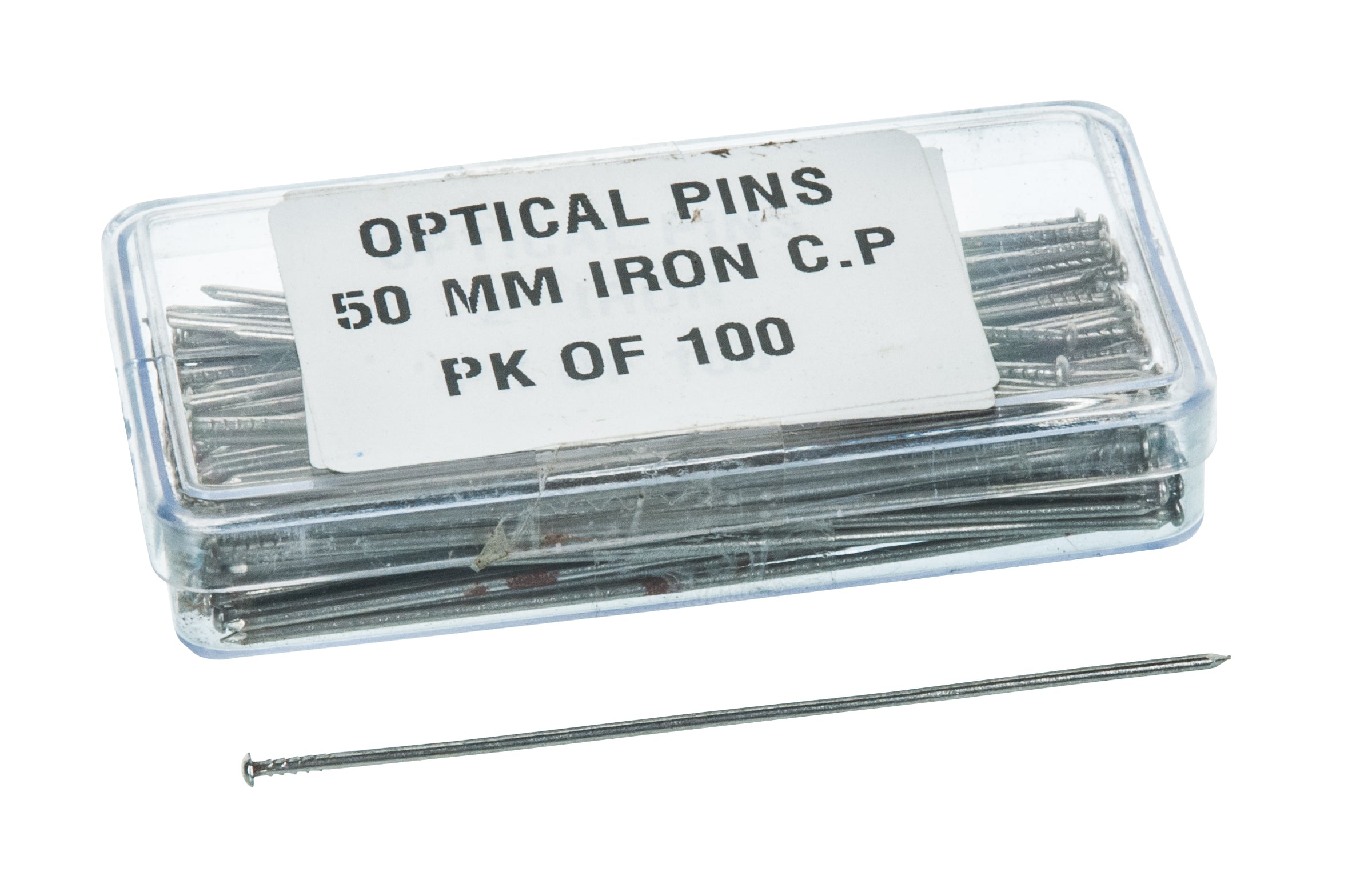 Pins for Optics Experiments, Length 50 mm, pk of 100 — Eisco Labs