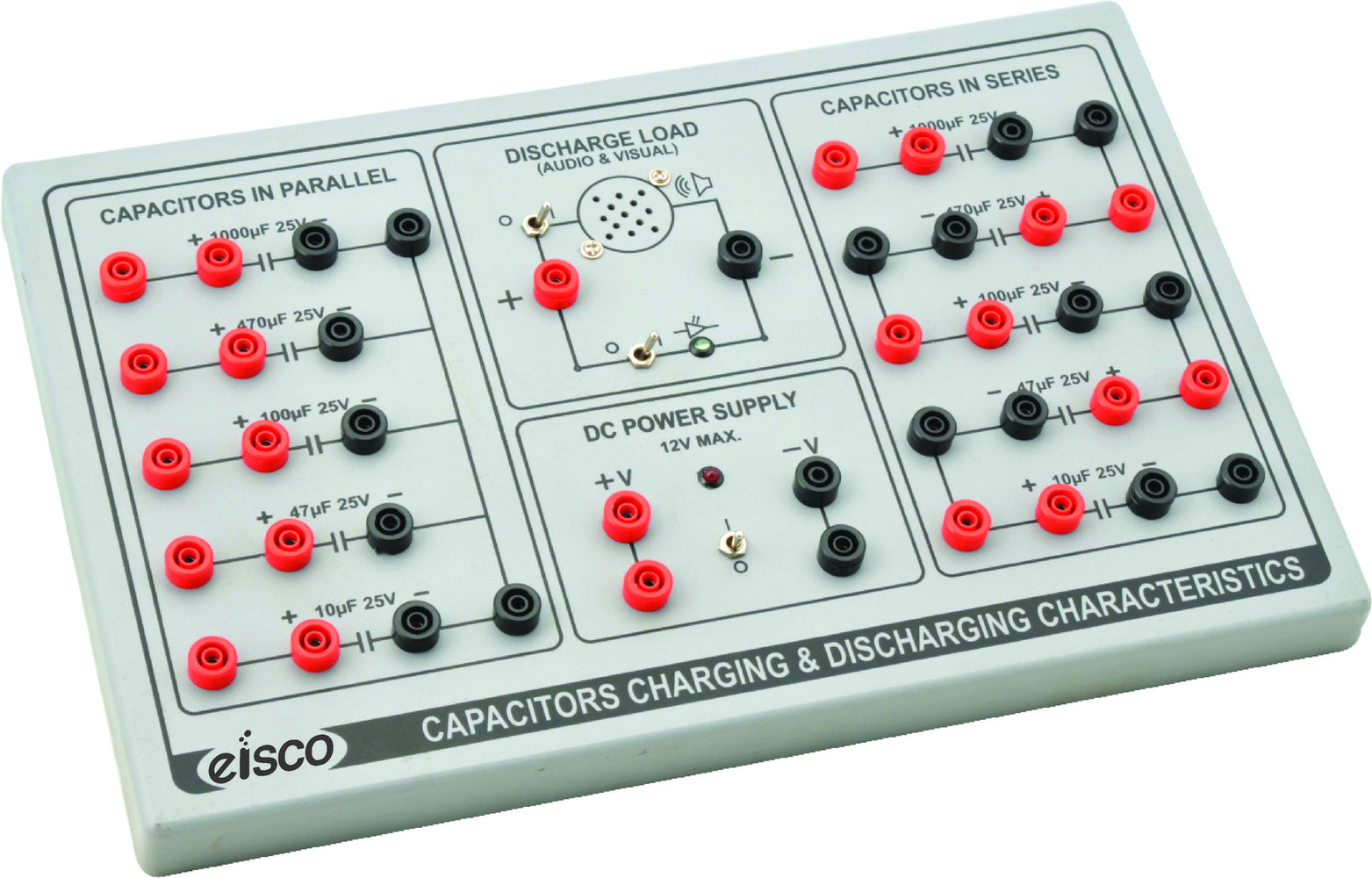 Capacitor Charging & Discharging Characteristics — Eisco Labs