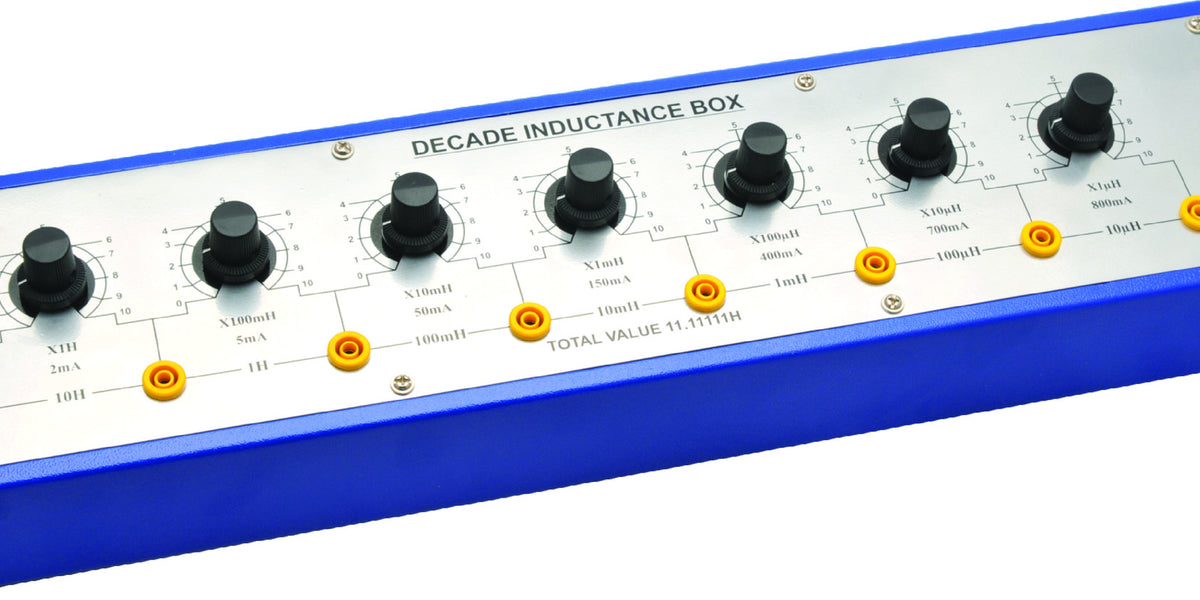 Decade Inductance Box - 7 Decade — Eisco Labs