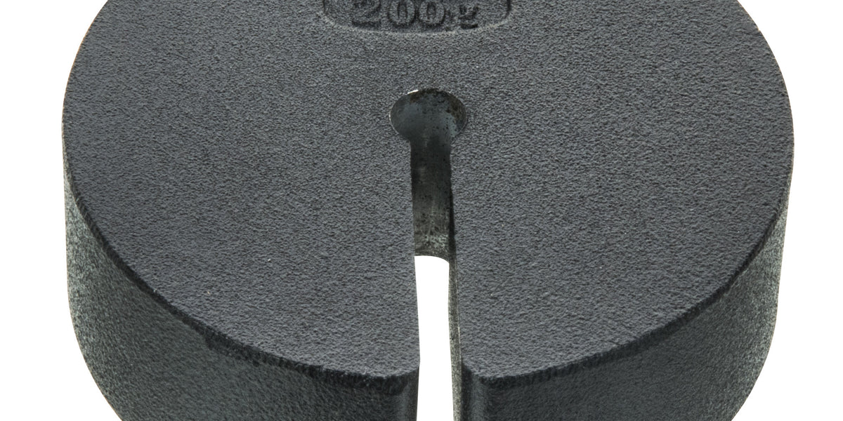 Slotted Masses Set- Zinc Casted, 200g — Eisco Labs
