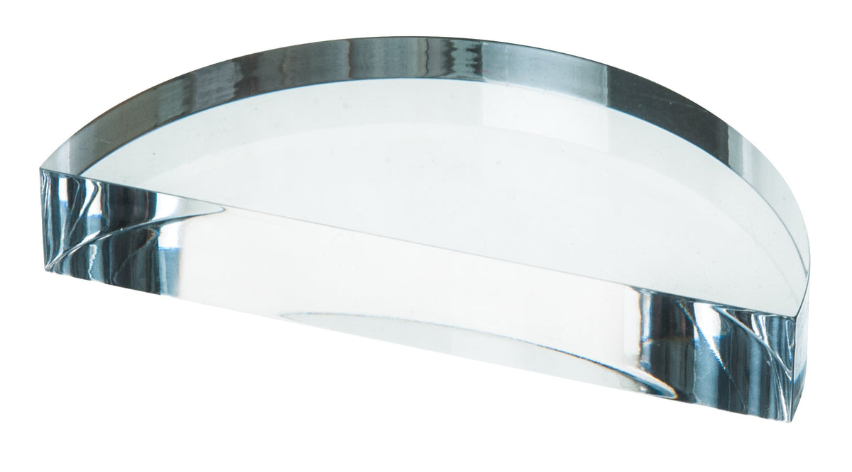 Eisco Labs Acrylic Semicircular Block, 3 1/2"x15/16" (90x25mm)