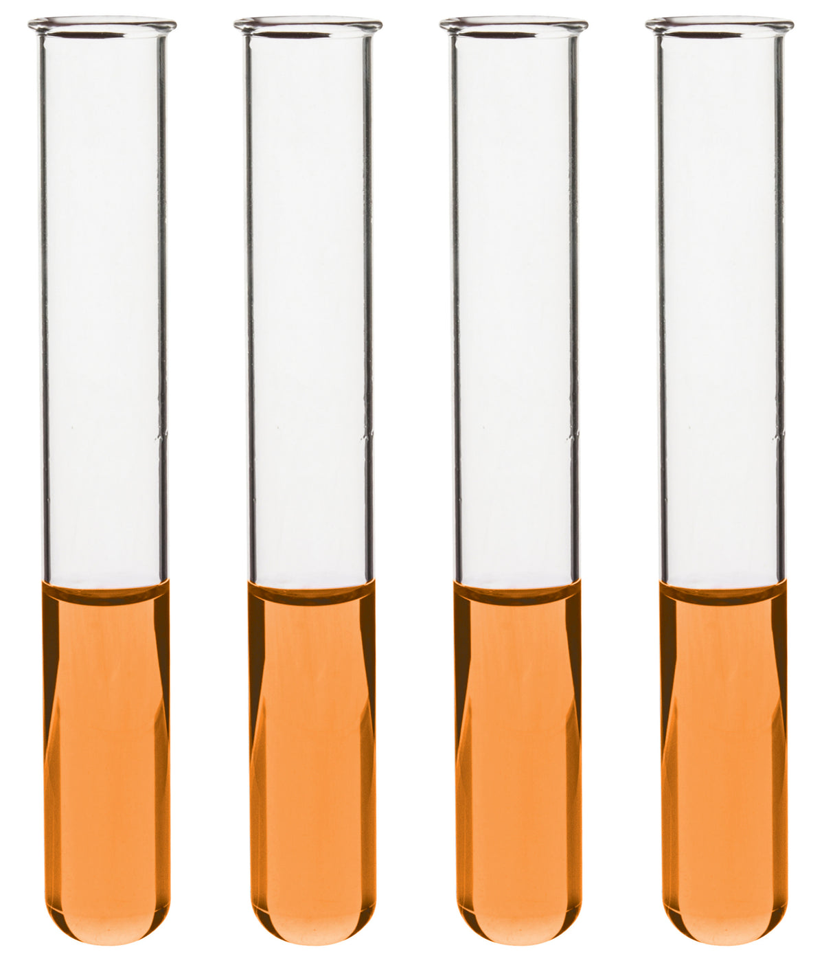 100PK Test Tubes, 7mL, 12x100mm - Rimmed - Light Wall, 1mm Thick - Bor ...