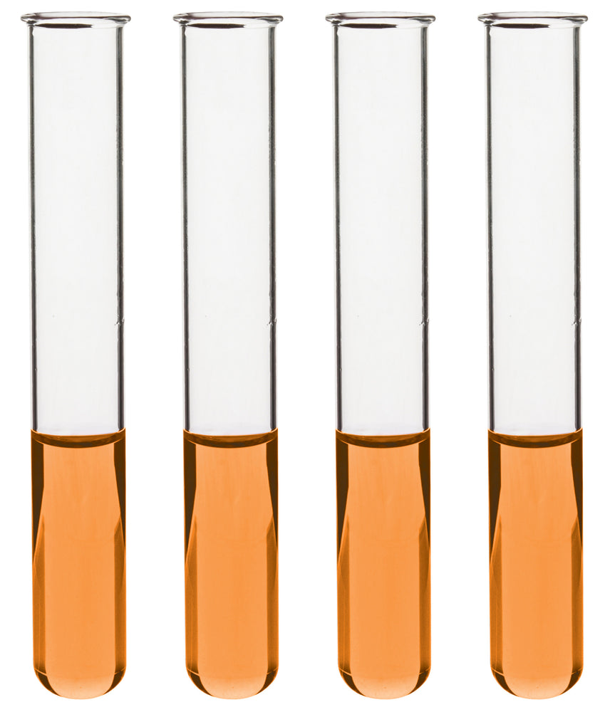 100PK Test Tubes, 7mL, 12x100mm - Rimmed - Light Wall, 1mm Thick - Bor ...